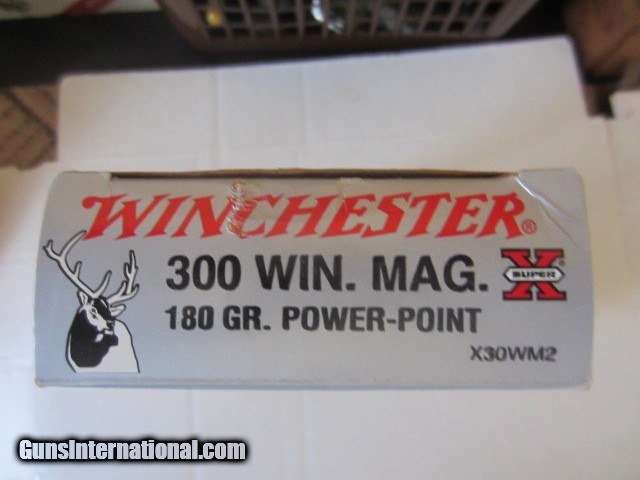 WINCHESTER 300 WIN MAG 180 GRAIN POWER POINT