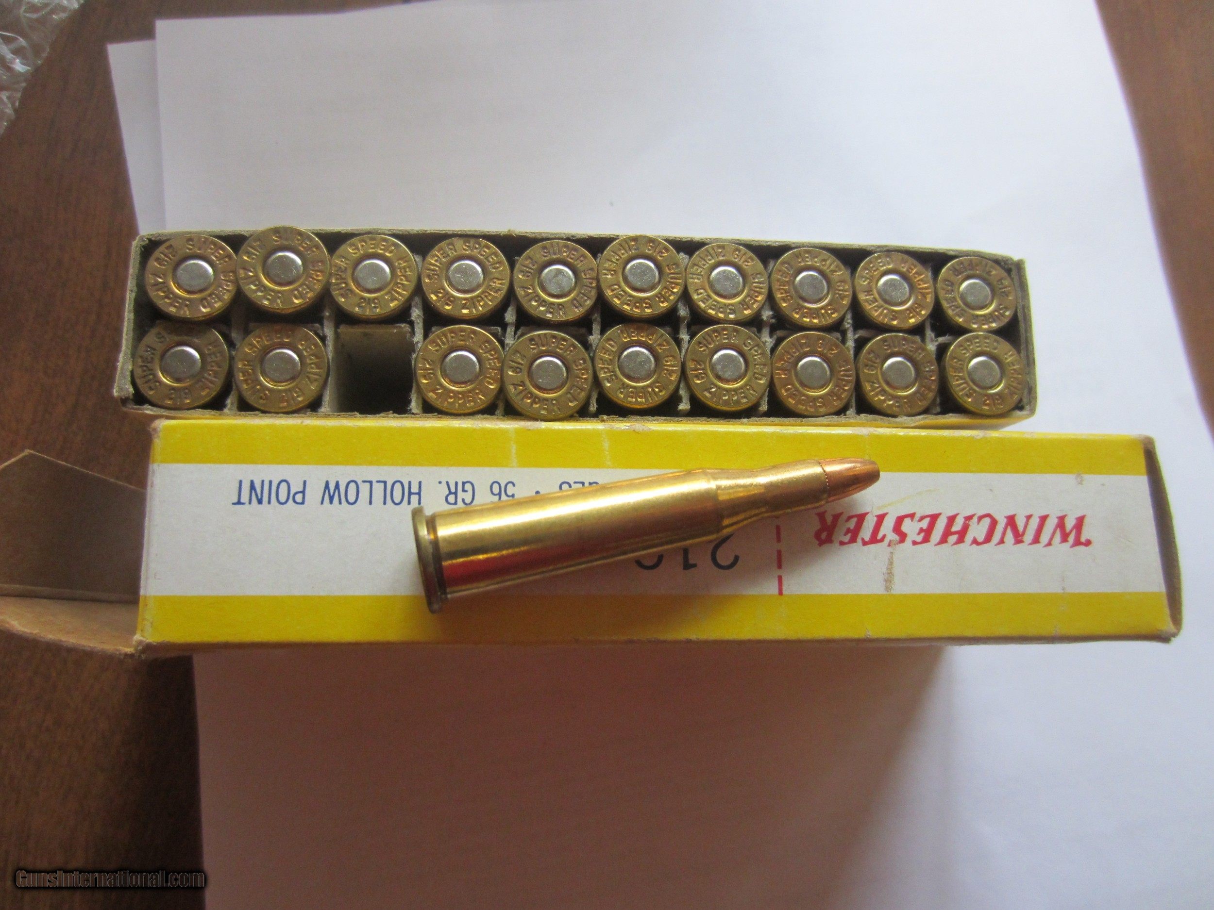 WINCHESTER 219 ZIPPER FACTORY LOADS