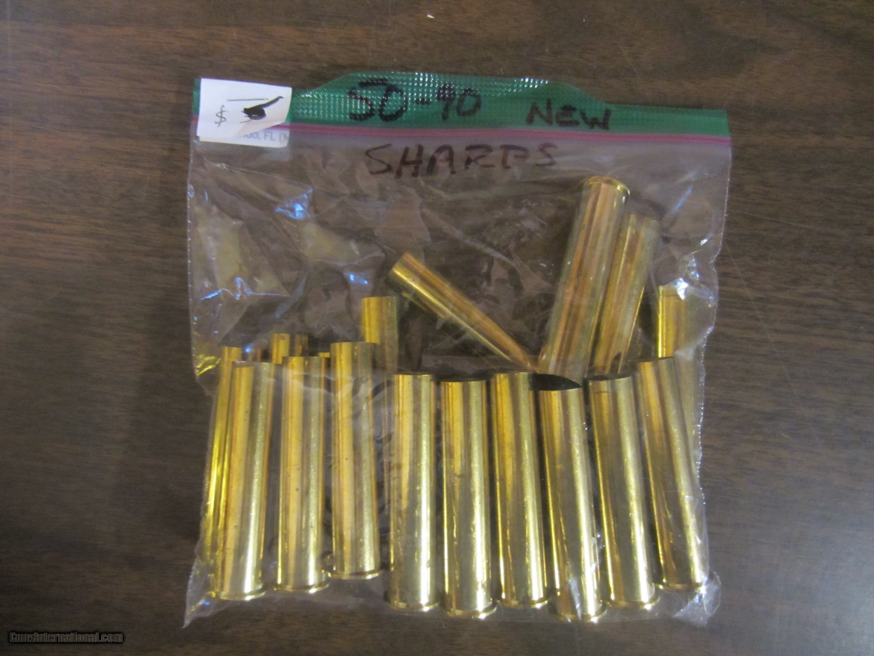 50-90 Sharps 20 Count Unprimed RELISTED NON PAYMENT