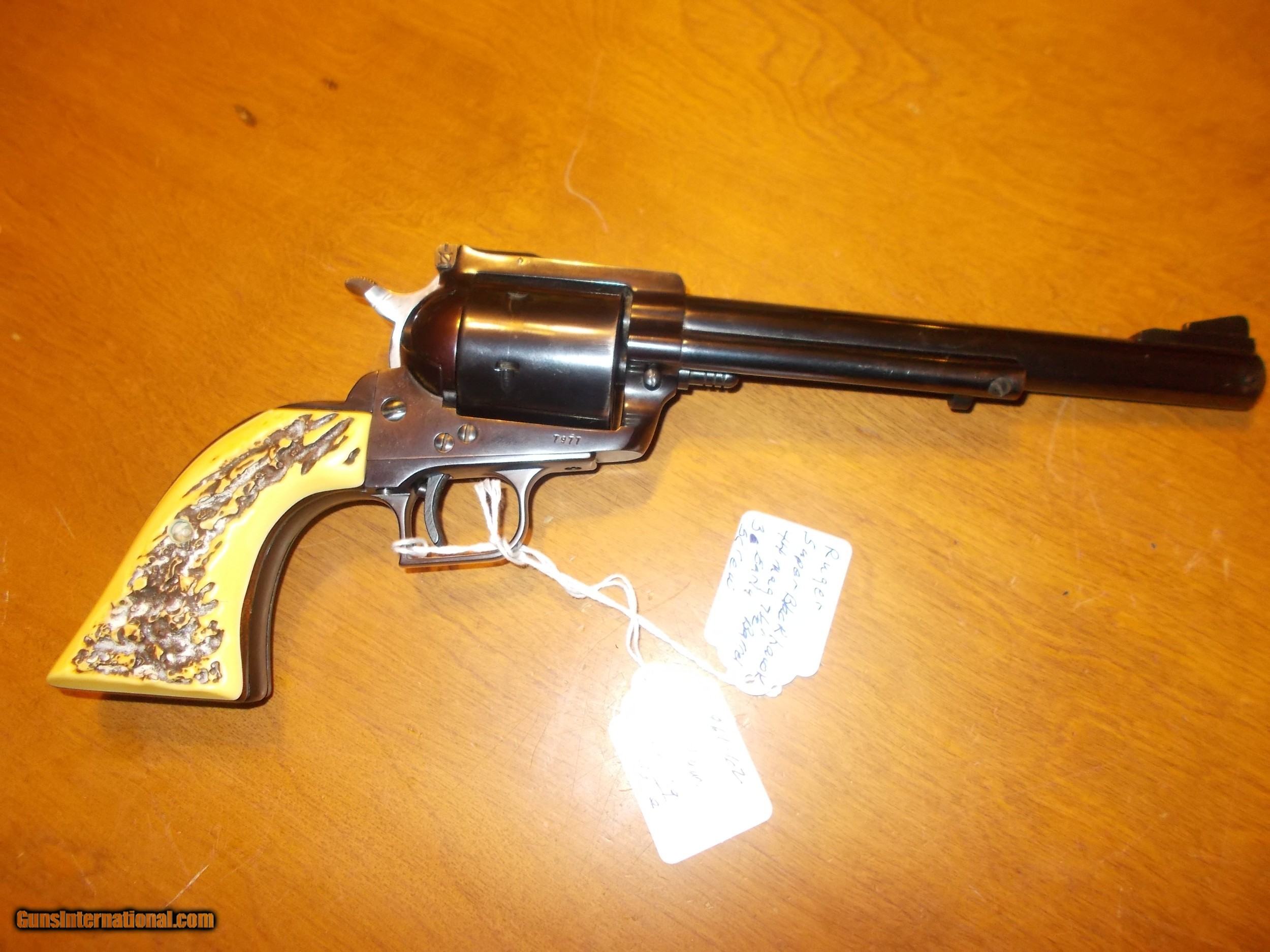 vintage ruger super blackhawk 3 screw 44mg