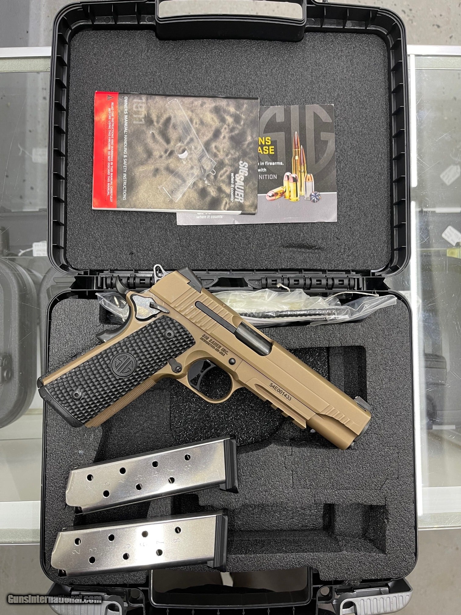 SIG SAUER 1911 EMPEROR SCORPION FULL SIZE RAIL