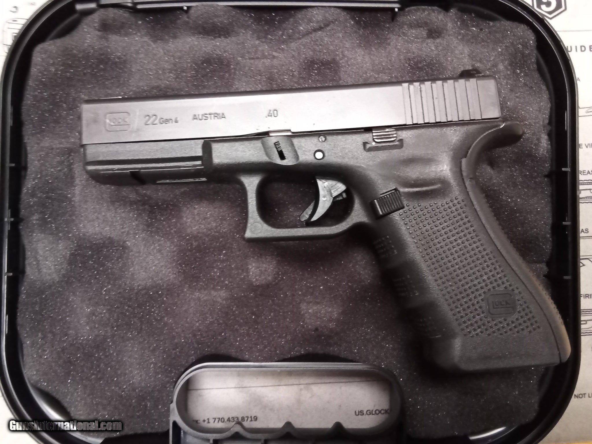 GLOCK 22 G22 GEN 4 .40 (Night Sights) POLICE TRADE IN