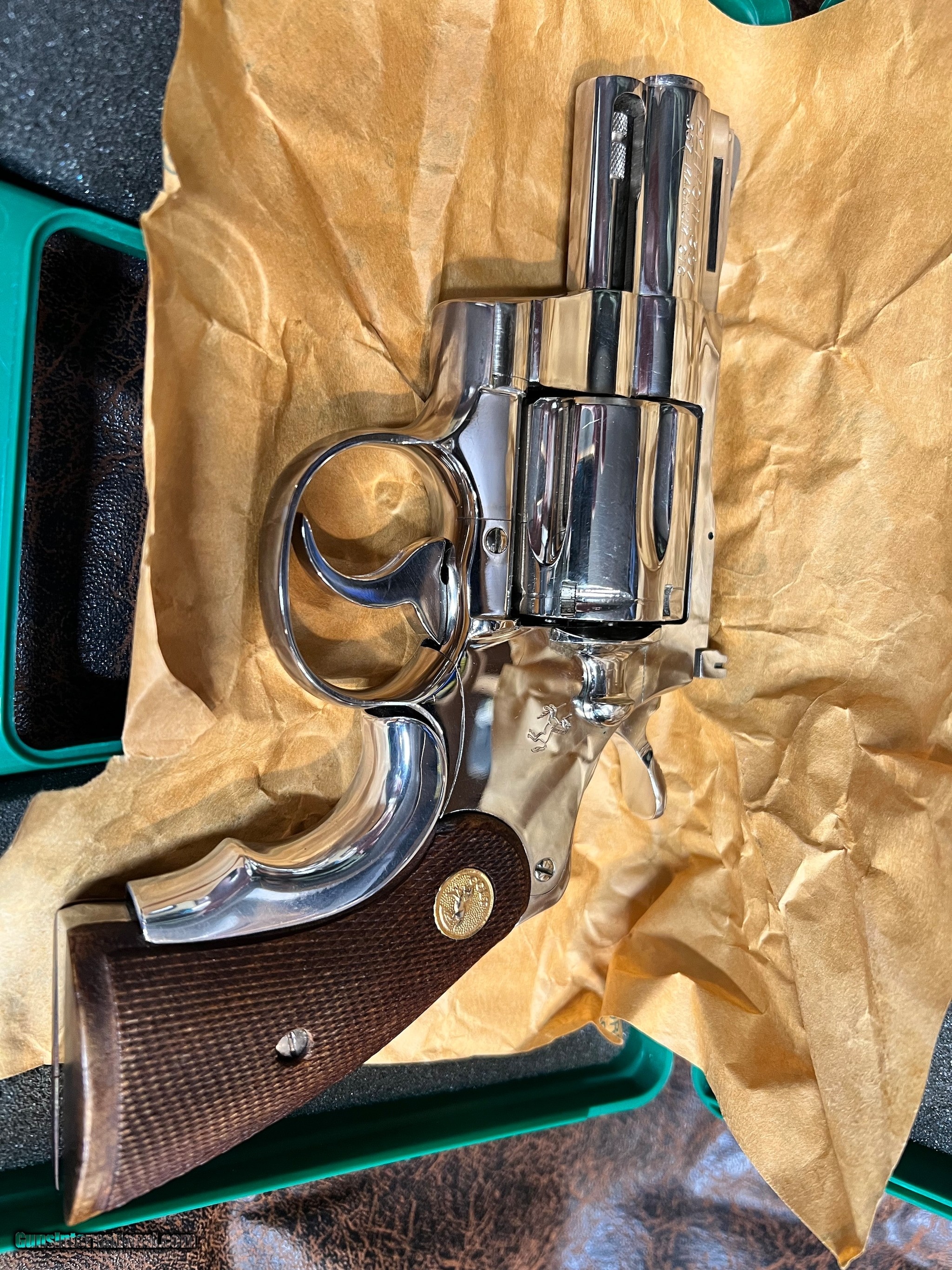 COLT PYTHON 2.5 NICKLE 1966 *RARE*
