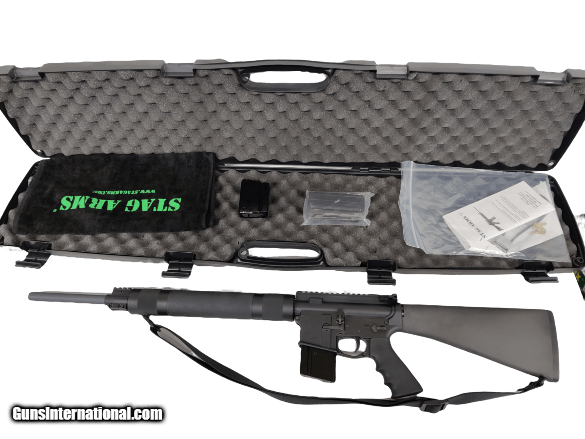 STAG ARMS Model 7 AR-15 6.8SPC w/3 Mags, Hard Case, Sling, Manuals 6 ...