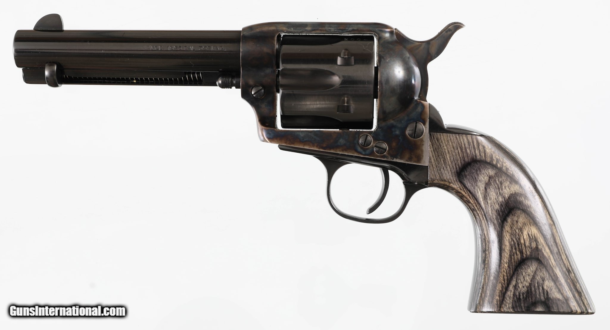 TAYLOR‚‚S & CO. MODEL 1873 357 MAG W/ BAG CASE COLORED FRAME & WOOD ...