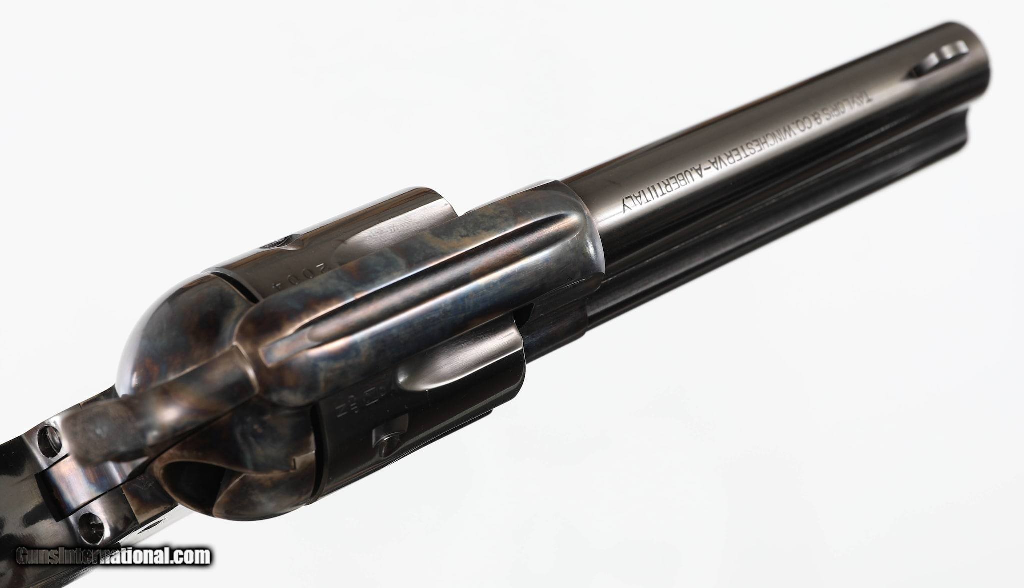 TAYLOR‚‚S & CO. MODEL 1873 357 MAG W/ BAG CASE COLORED FRAME & WOOD ...