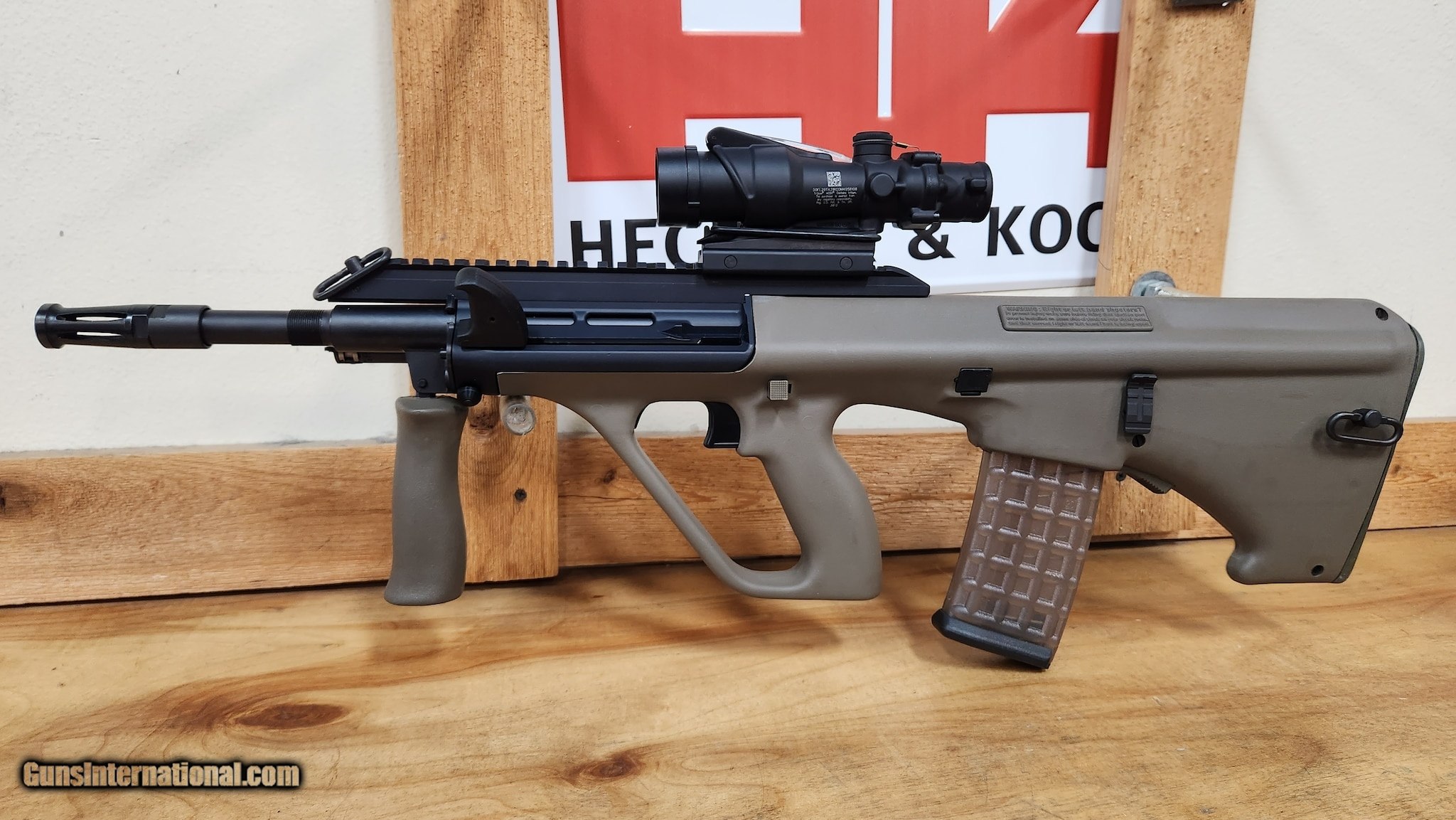 STEYR AUG A3 SA With ACOG 9 MAGS STEYR AUG A3 SA With ACOG 9 MAGS