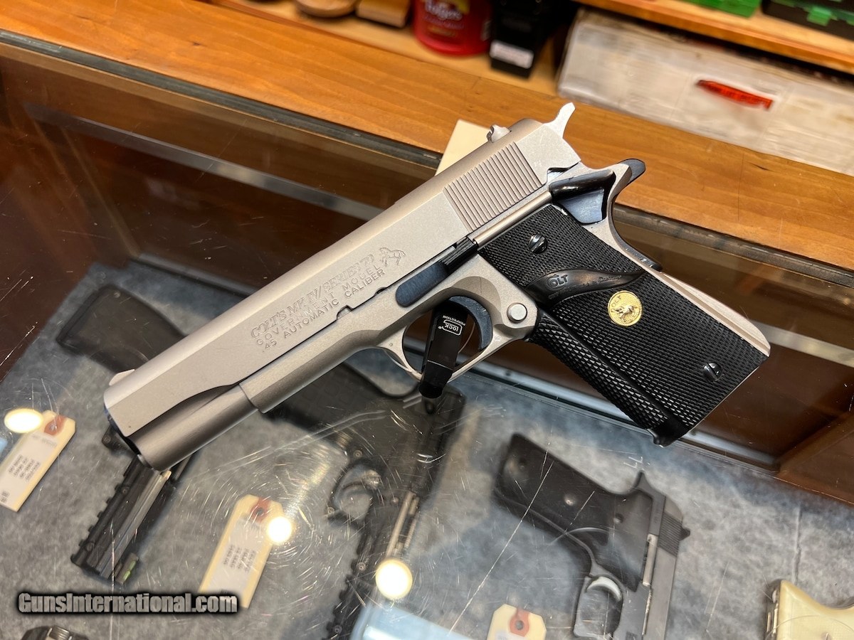 COLT 1911 GOVERNMENT MODEL MKIV SERIES 70 CALIBER 45 .45 ACP