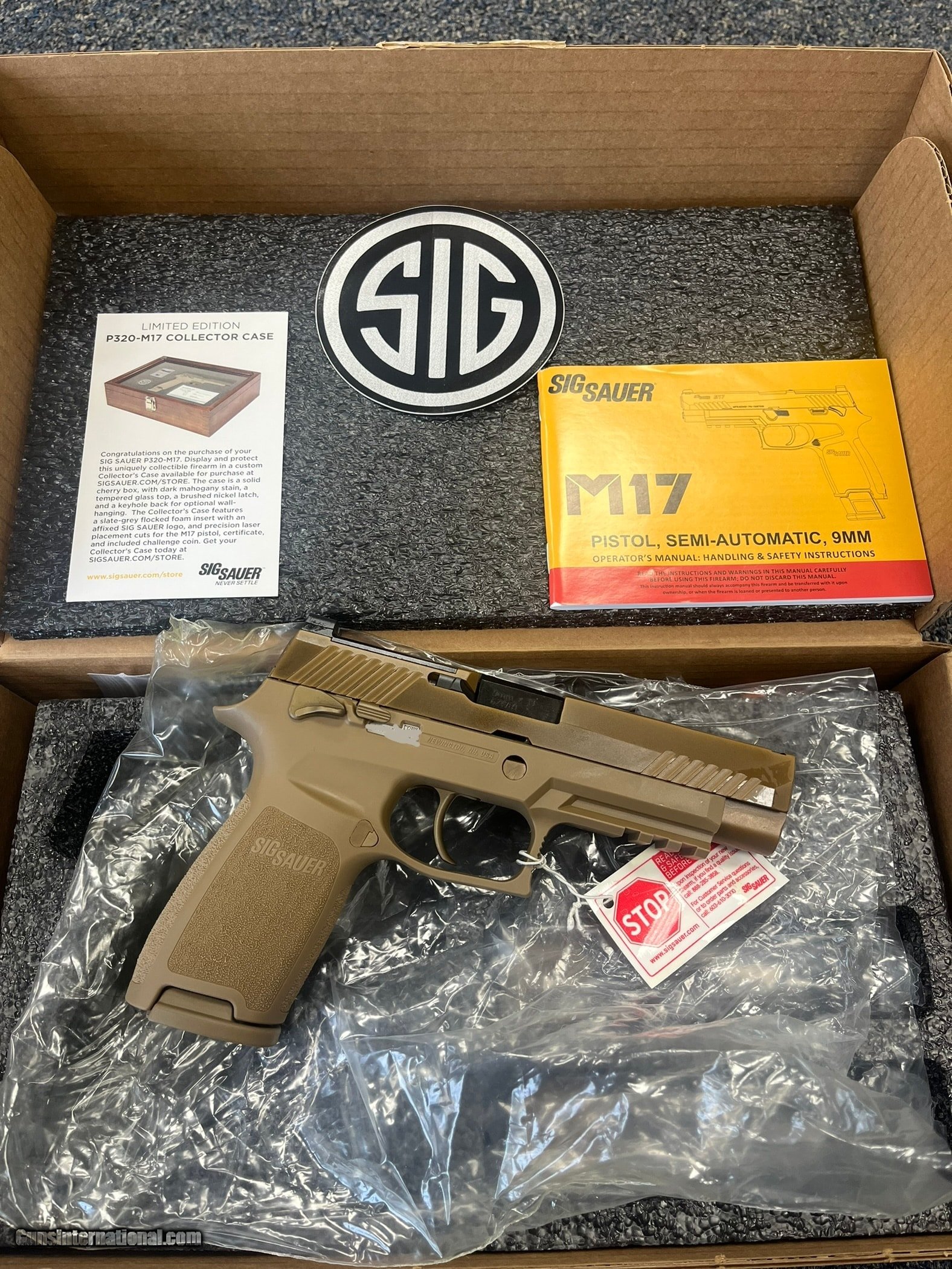 Sig Sauer P320 M17 Commemorative Pistol 9MM LUGER (9X19 PARA)