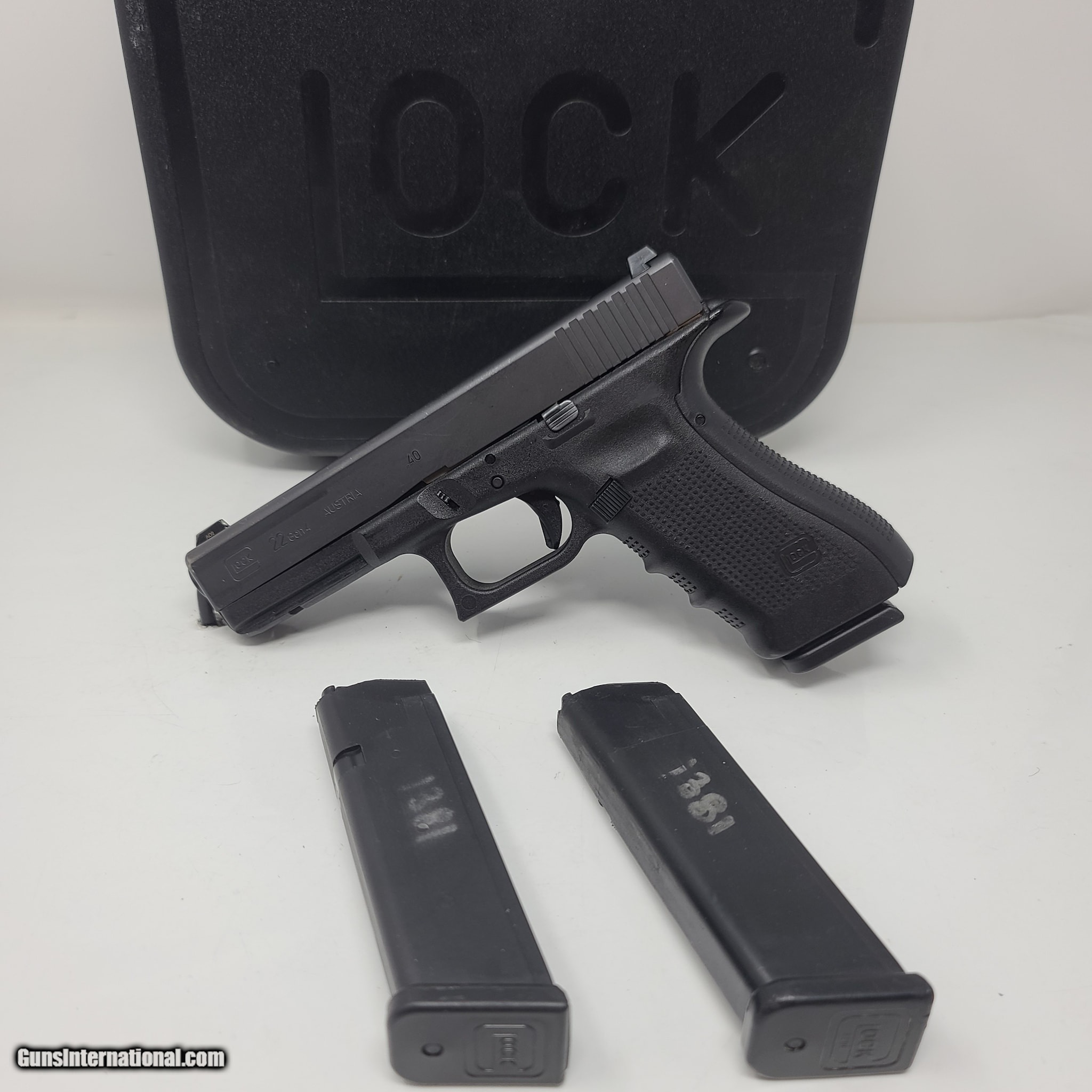 GLOCK 22 G22 GEN 4 .40 (Night Sights) POLICE TRADE IN 40 CALIBER