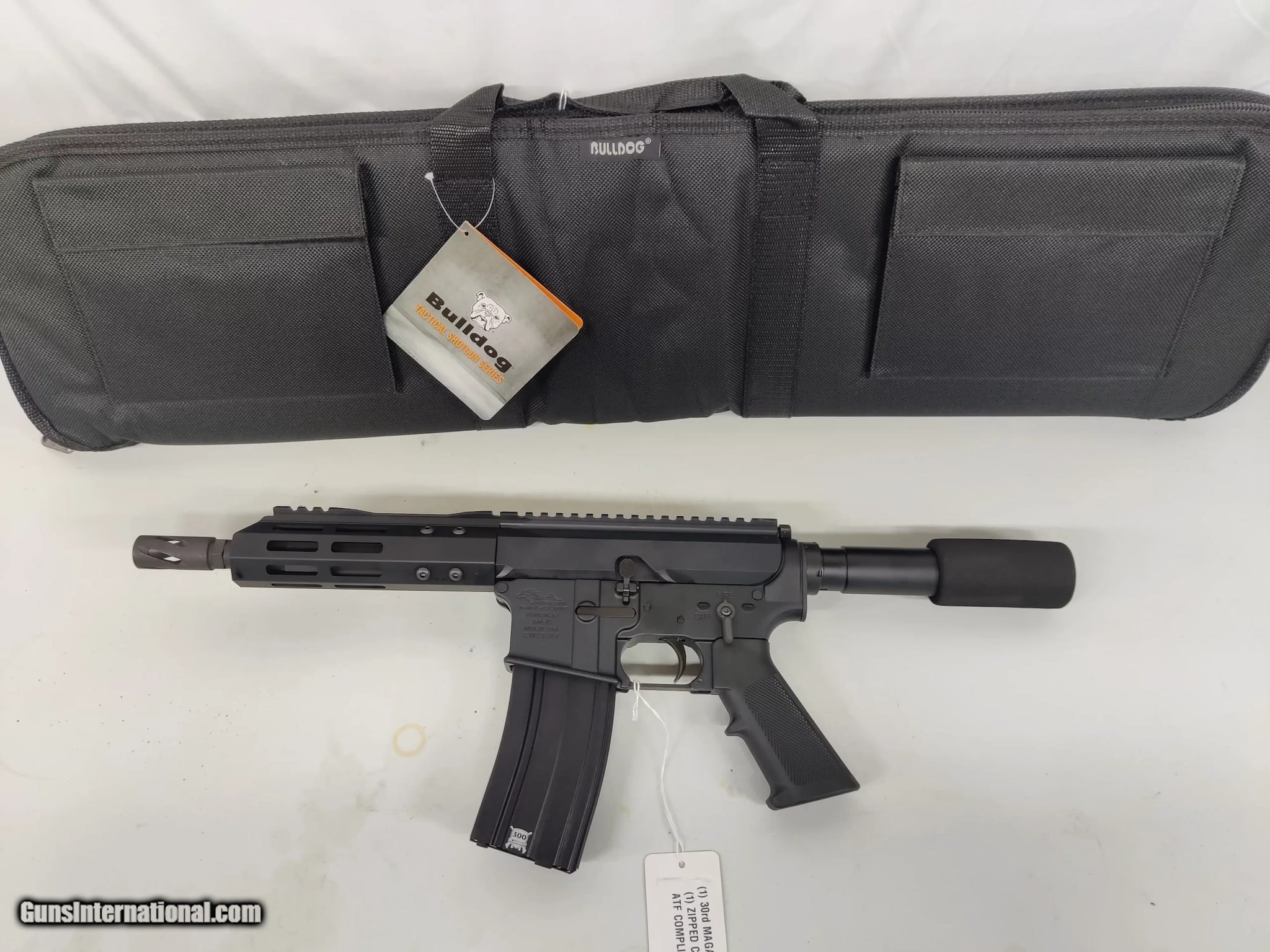 ANDERSON MANUFACTURING AR Pistol w/30rd Mag, Soft Case .300 AAC BLACKOUT