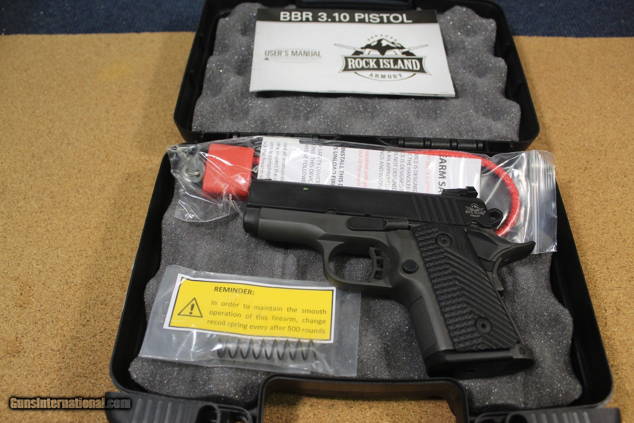 ROCK ISLAND ARMORY M1911 SUB COMPACT BBR 3.10 .45 ACP