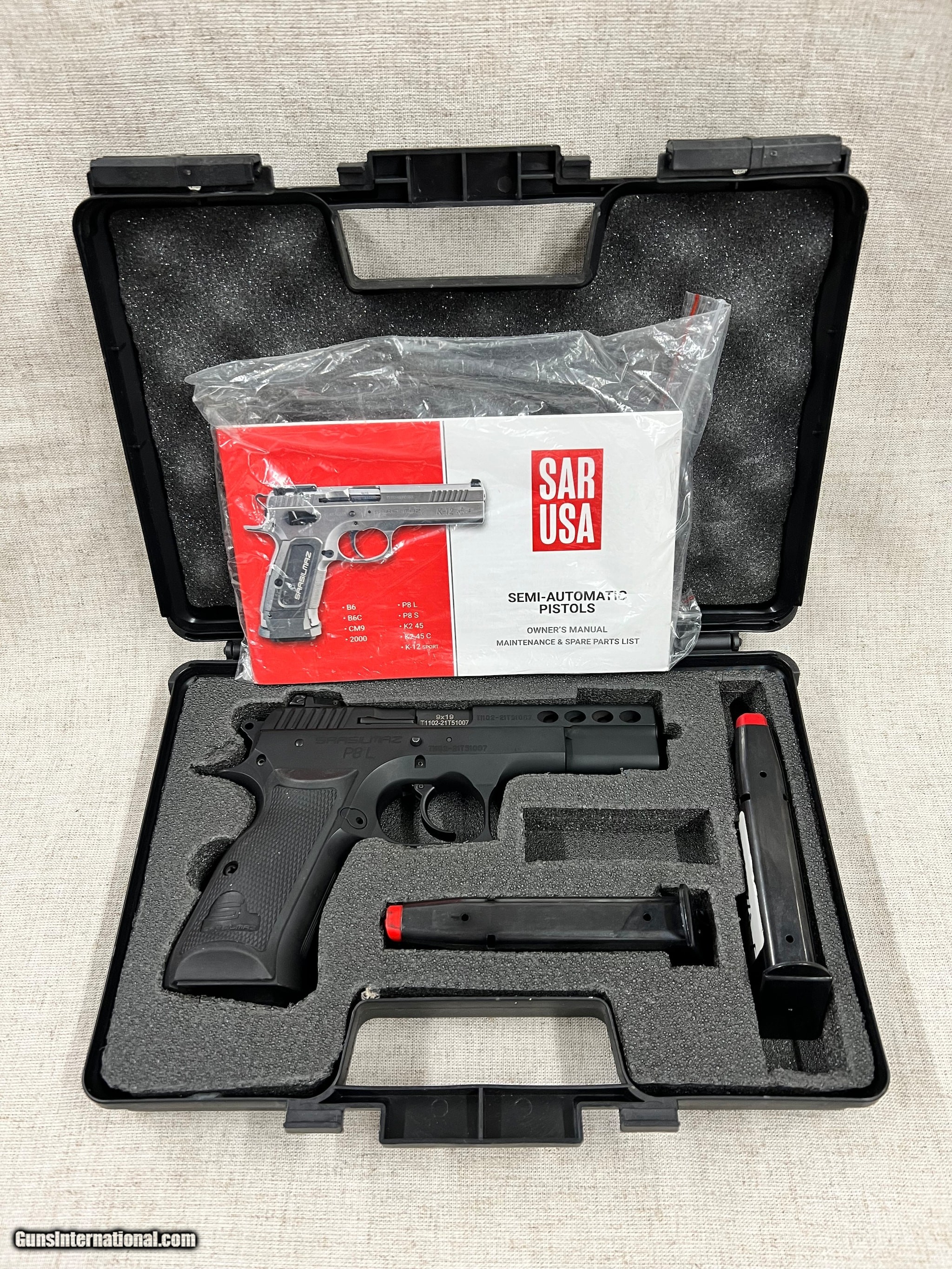 SAR USA P8L 9MM LUGER (9X19 PARA)