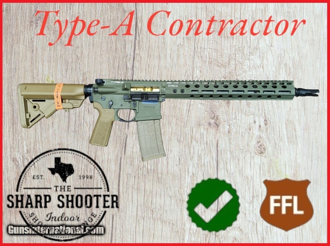 BG DEFENSE Type-A Contractor DI M4 13.7 Pinned to 16in ODG .223 REM/5. ...