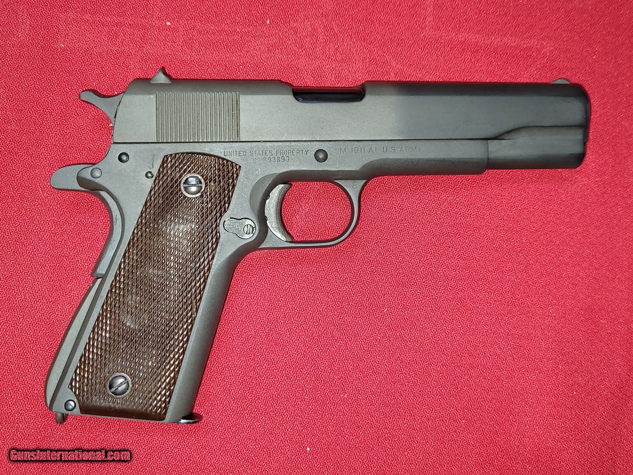 ITHACA GUN COMPANY 1911 A1 US ARMY (MAN. 1943) .45 ACP