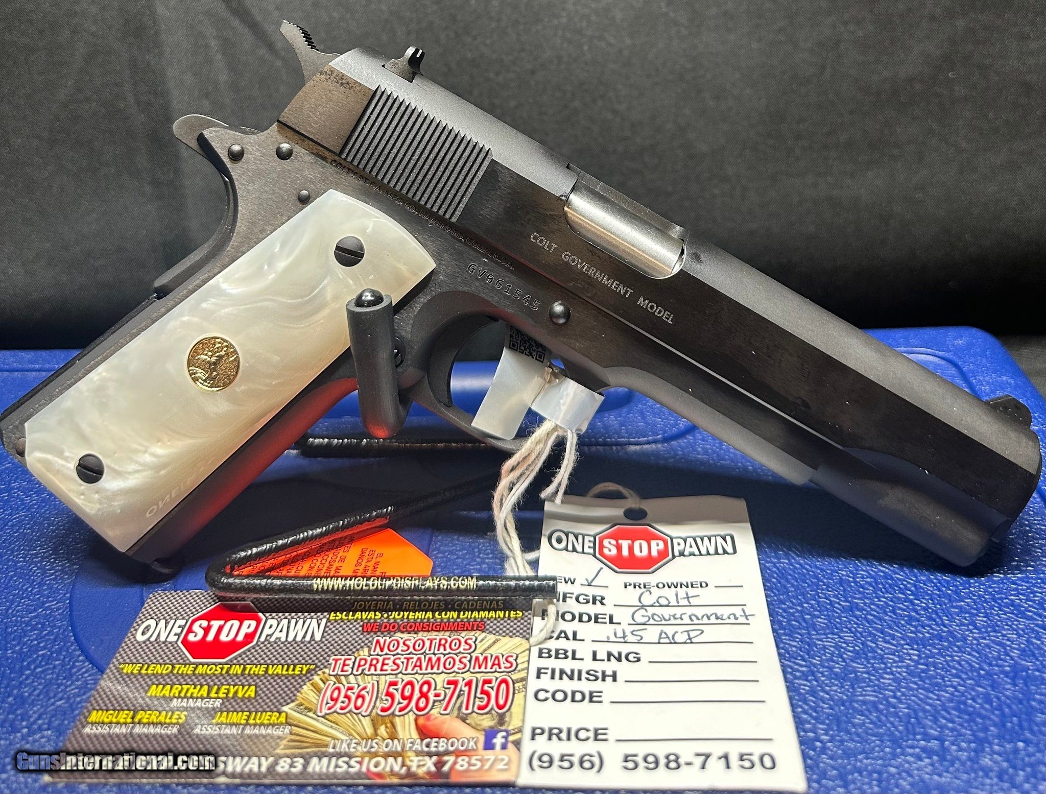 COLT 1911 GOVERNMENT MODEL .45 ACP
