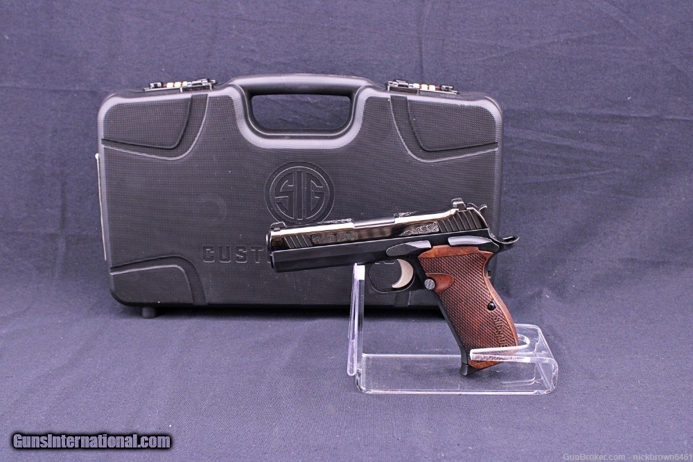 SIG SAUER P210 CARRY CUSTOM WORKS 9MM LUGER (9X19 PARA)