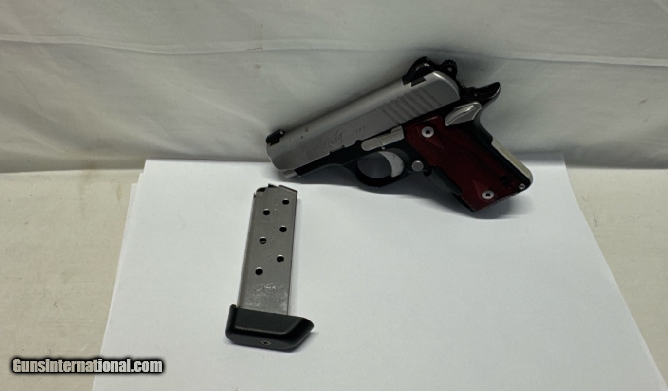 KIMBER Micro 9 CDP (LG) LASER GRIPS 9MM LUGER (9X19 PARA)