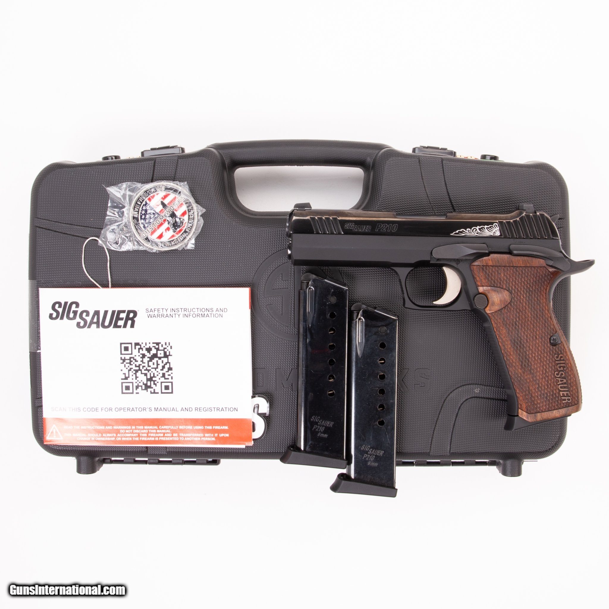 SIG SAUER P210 CUSTOM WORKS 9MM LUGER (9X19 PARA)