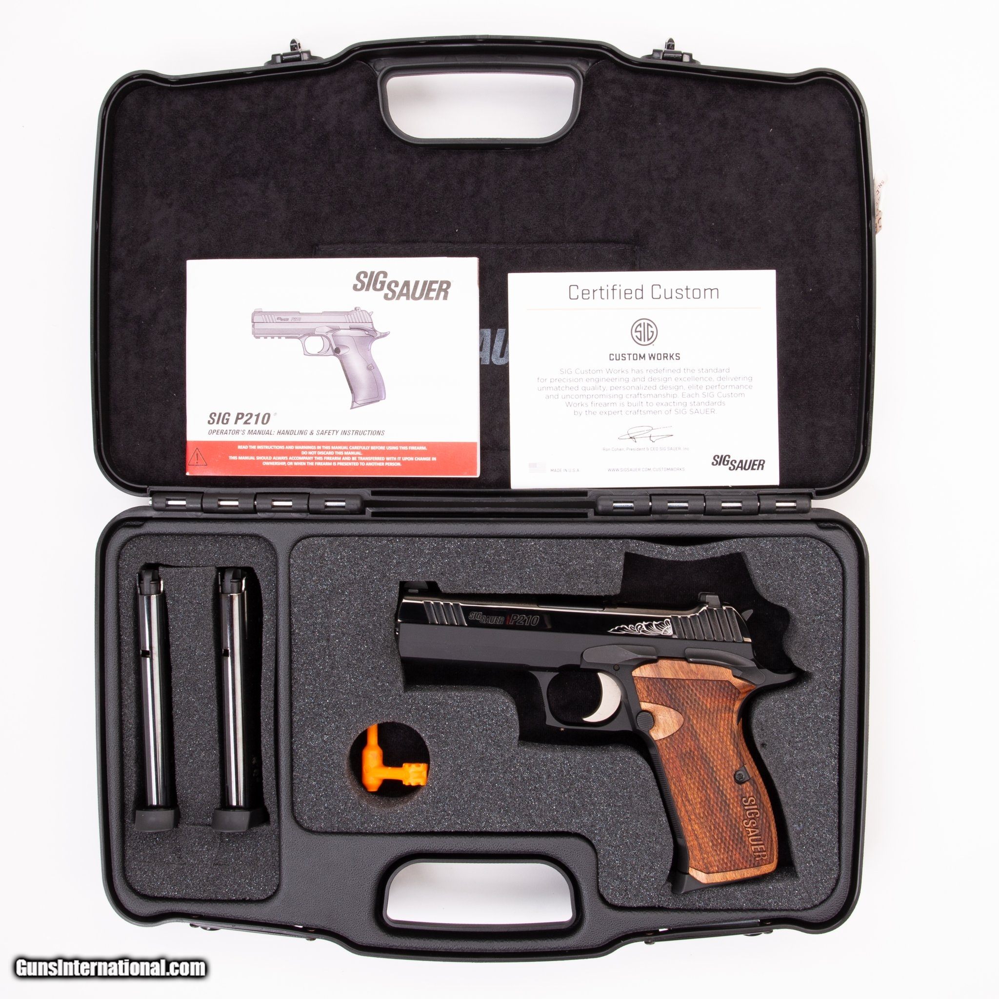 SIG SAUER P210 CUSTOM WORKS 9MM LUGER (9x19 PARA)