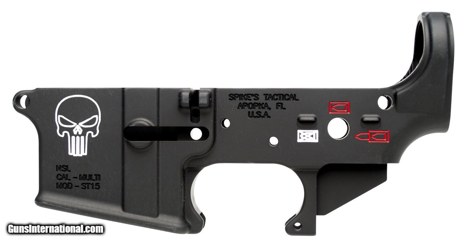 SPIKE‚‚S TACTICAL PUNISHER COLOR FILLED LOWER RECEIVER MULT for sale
