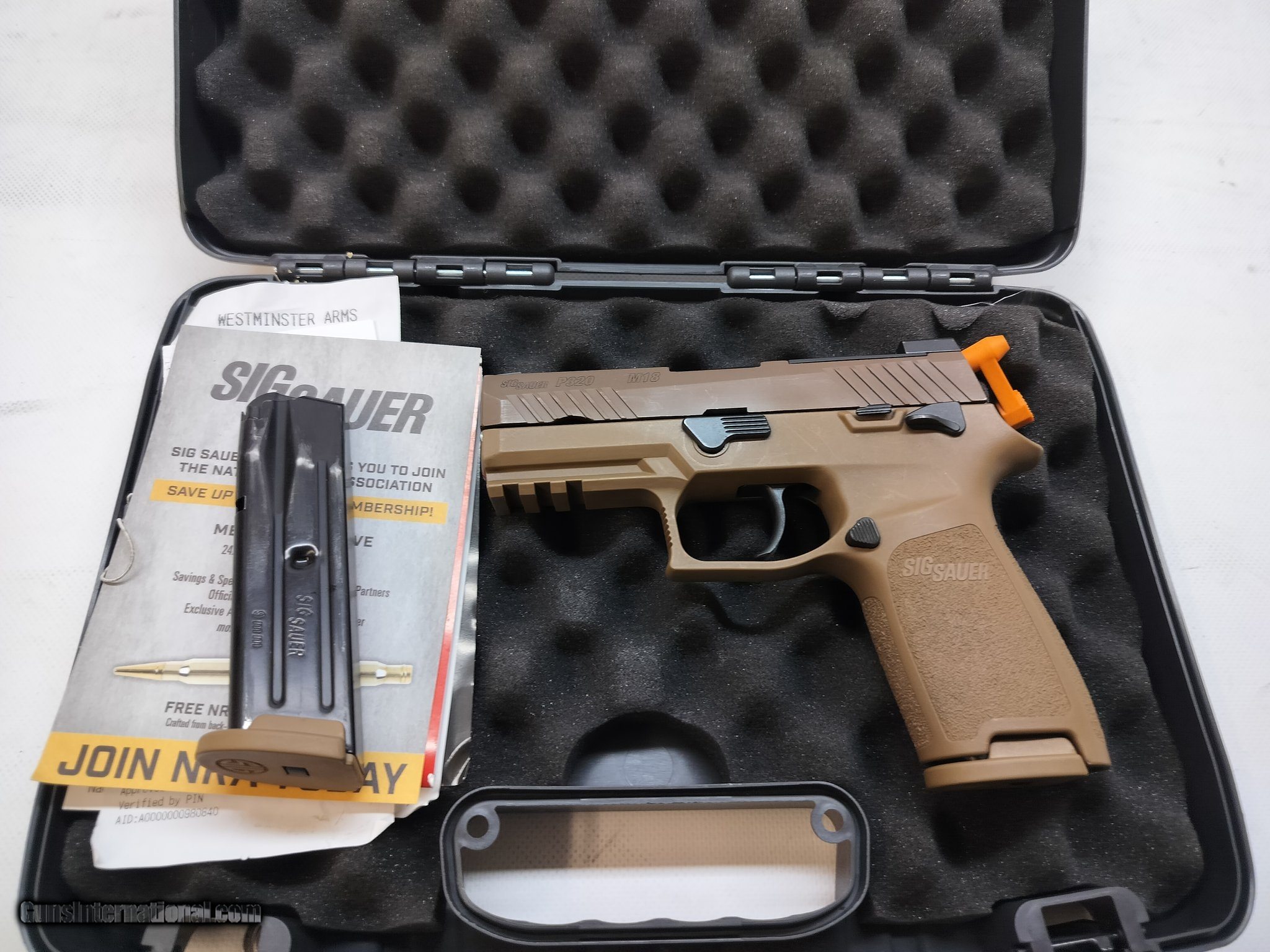 SIG SAUER P320 M18 9MM LUGER (9X19 PARA) for sale