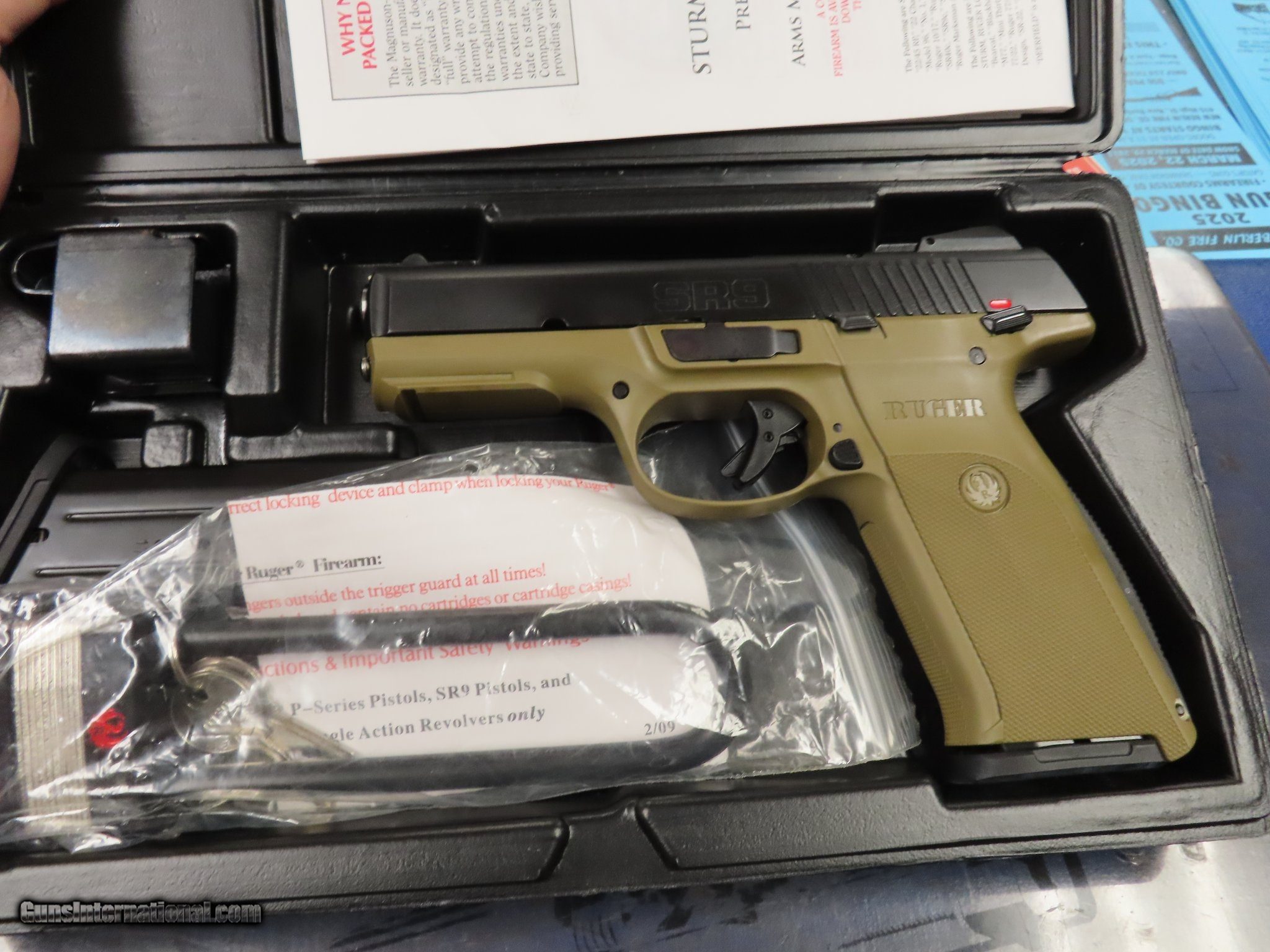 RUGER SR9 9MM LUGER (9x19 PARA)