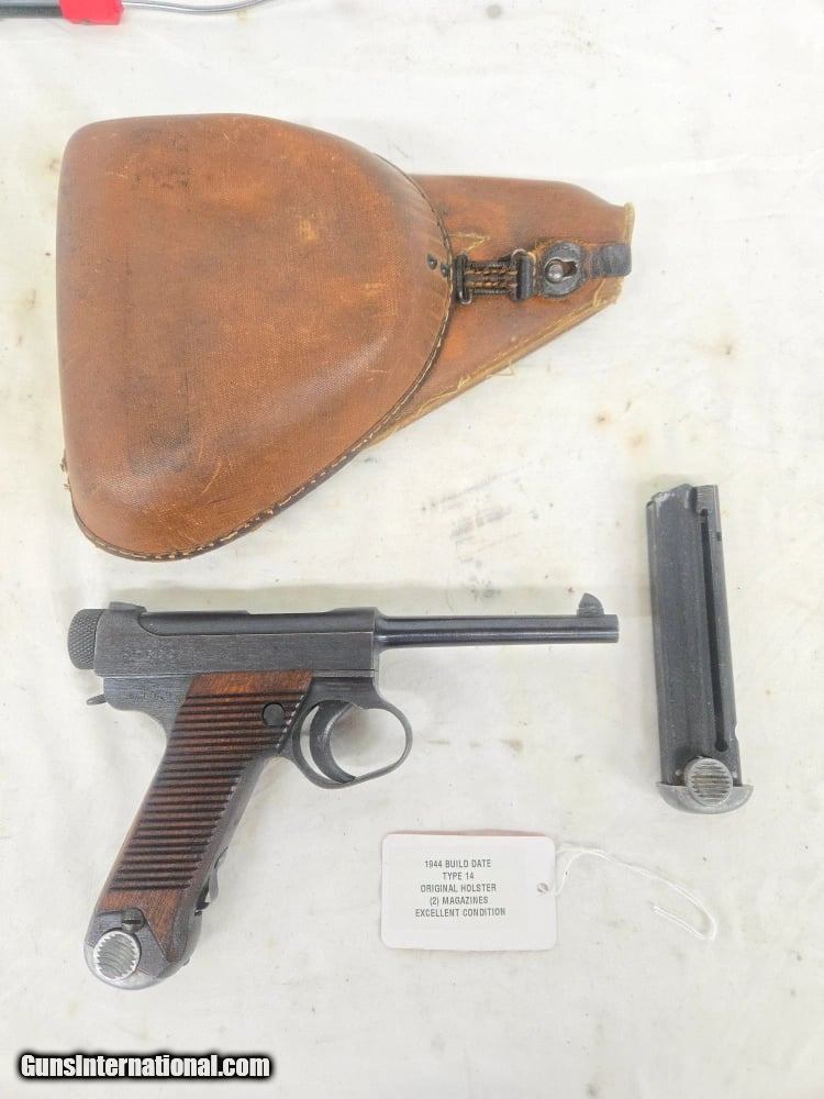 NAMBU Type 14 w/2 Mags, Original Holster 1944 RARE 8×22mm Nambu for sale