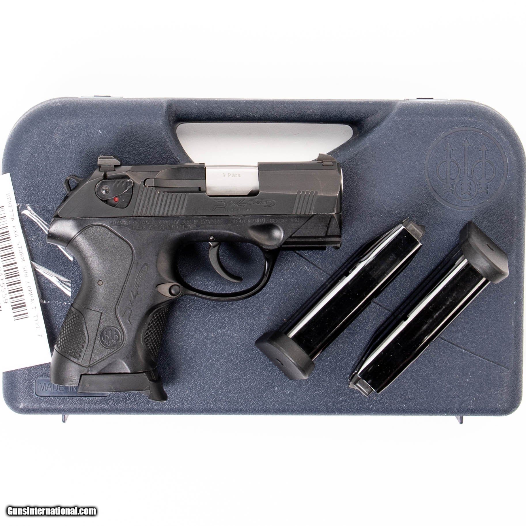 BERETTA PX4 STORM SUB COMPACT TYPE F 9MM LUGER (9x19 PARA)