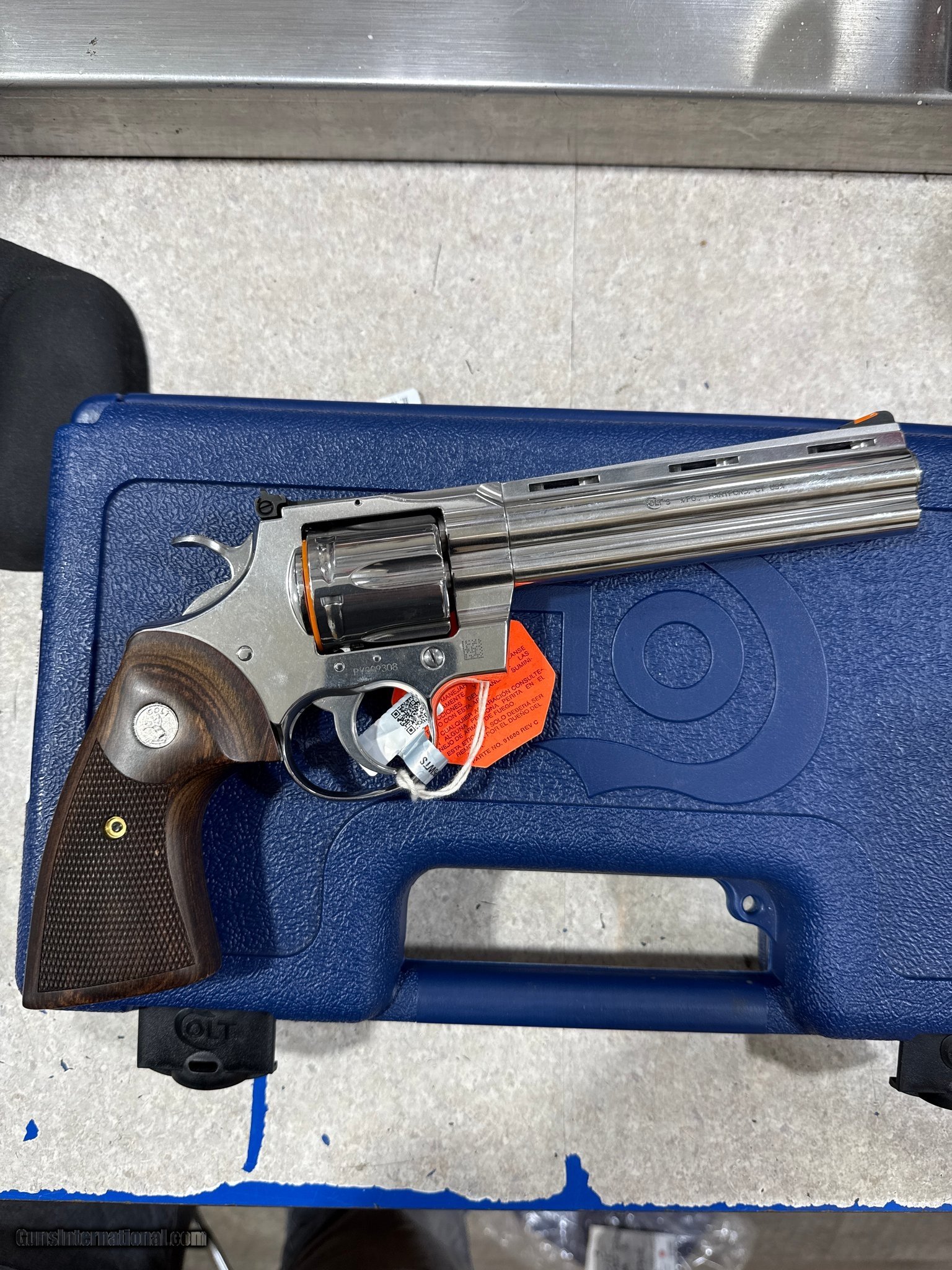COLT PYTHON 2020 STAINLESS 6" BARREL .38 SPECIAL/.357 MAGNUM