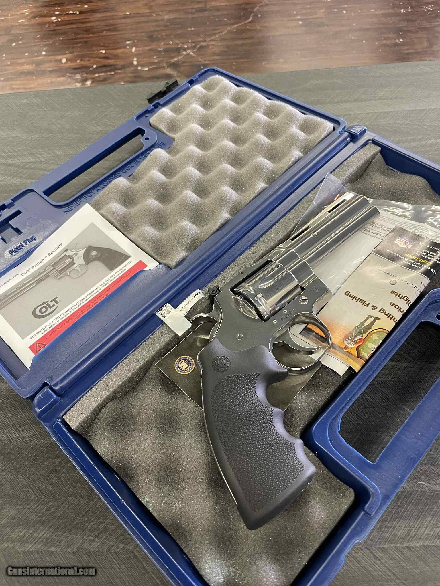 COLT PYTHON STAINLESS 2020 .38 SPECIAL/.357 MAGNUM