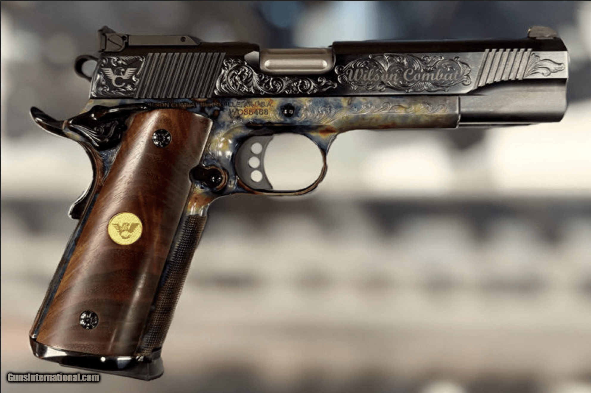 WILSON COMBAT Tactical Supergrade, .45 ACP, Color Case Hardened, Grade ...
