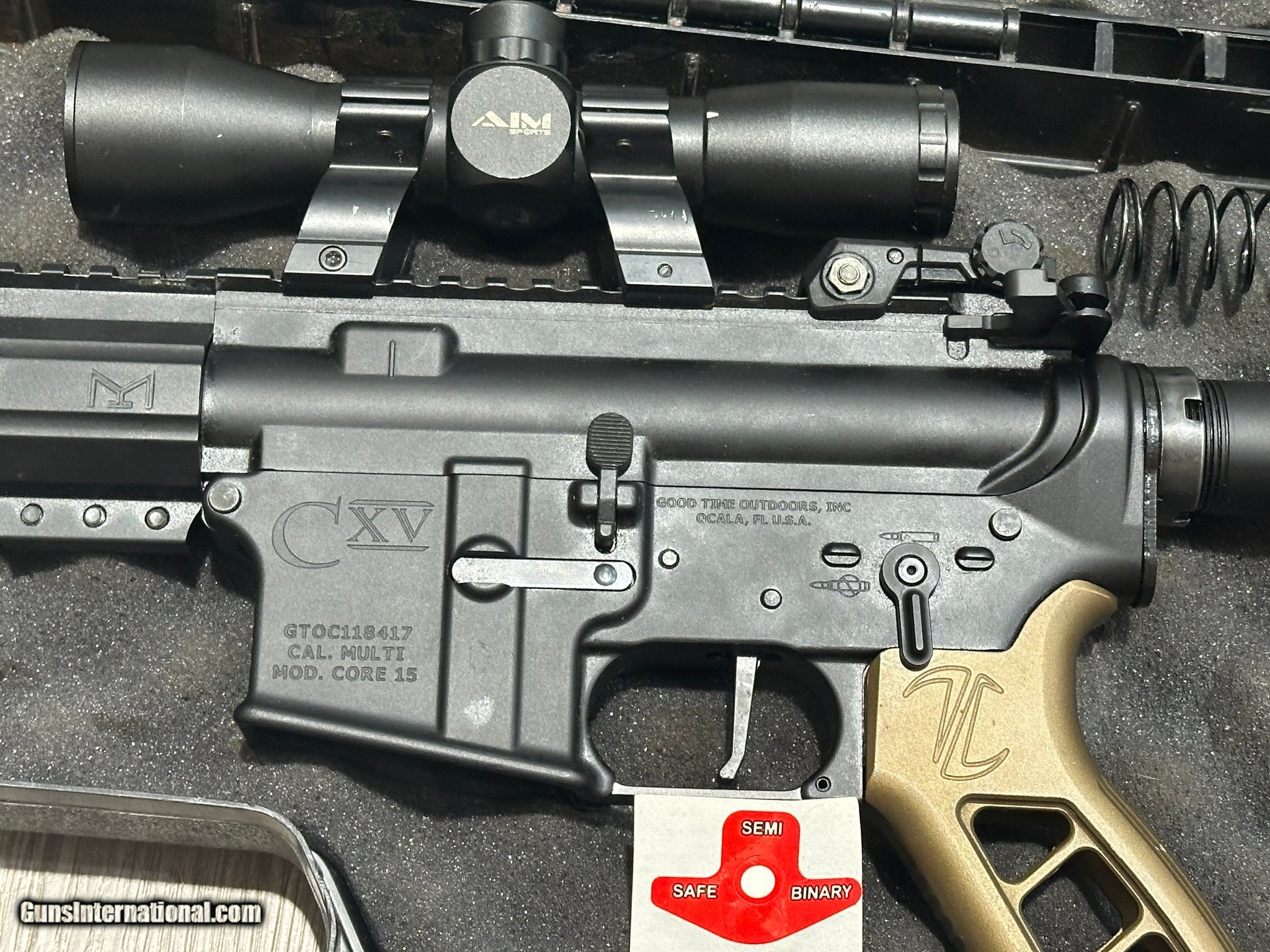 GOOD TIME OUTDOORS INC. Core 15 CXV binary 5.56X45MM NATO