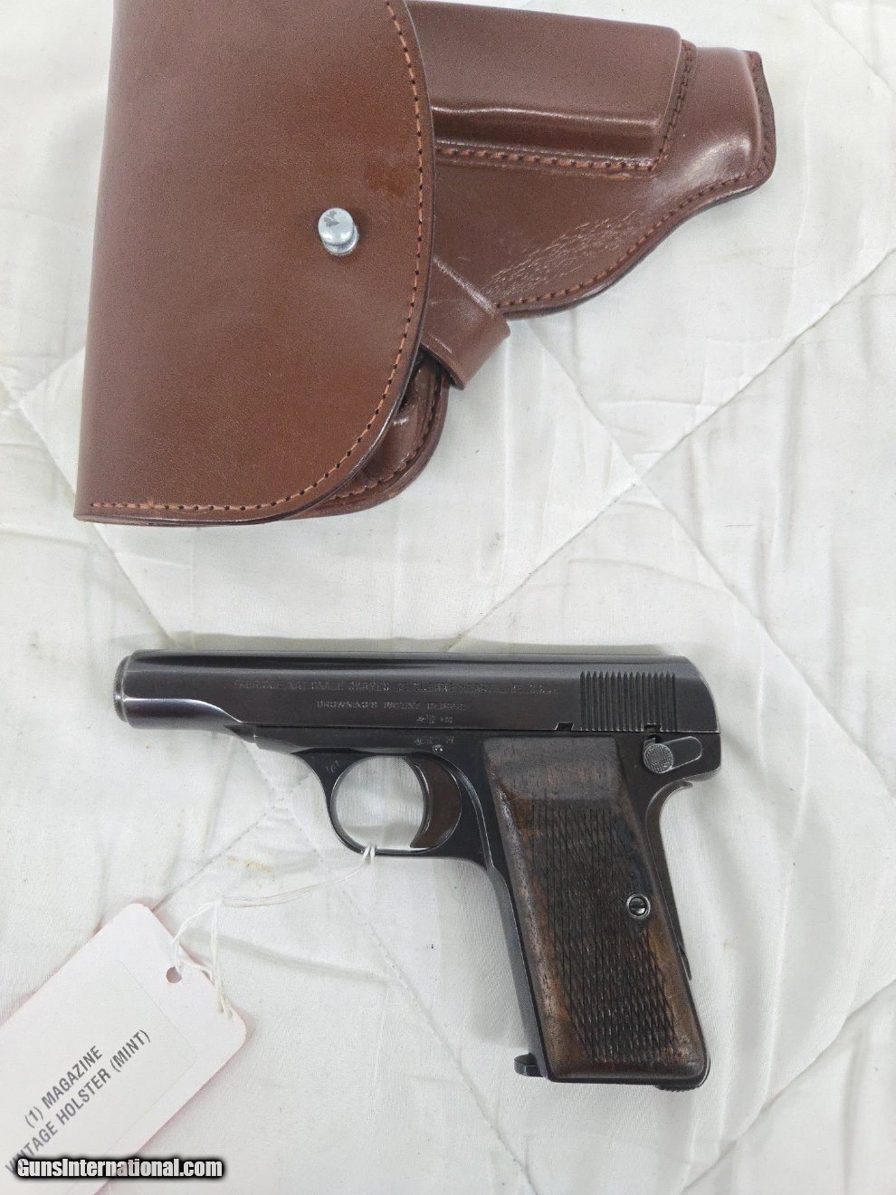 FN 1922 w/Magazine, Vintage Leather Holster .32 ACP