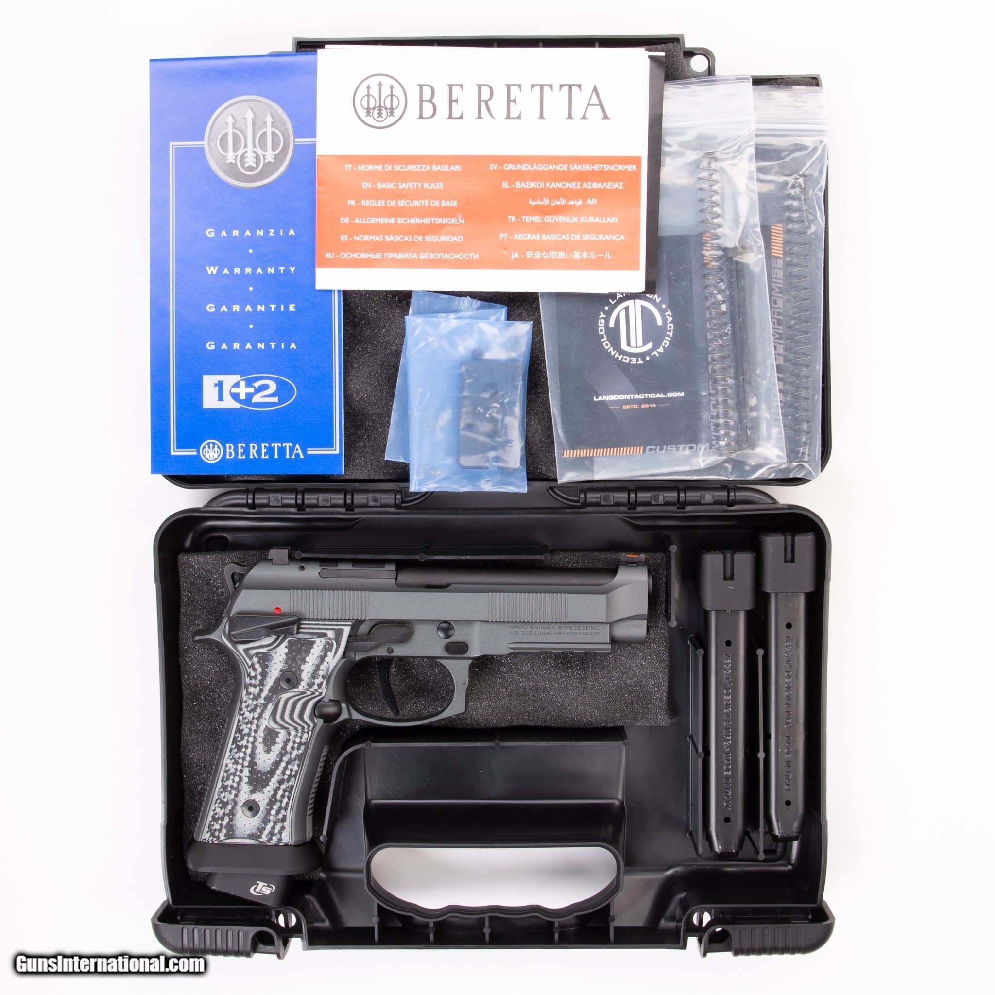 BERETTA TYPE 92 XI SQUALO 9MM LUGER (9X19 PARA)