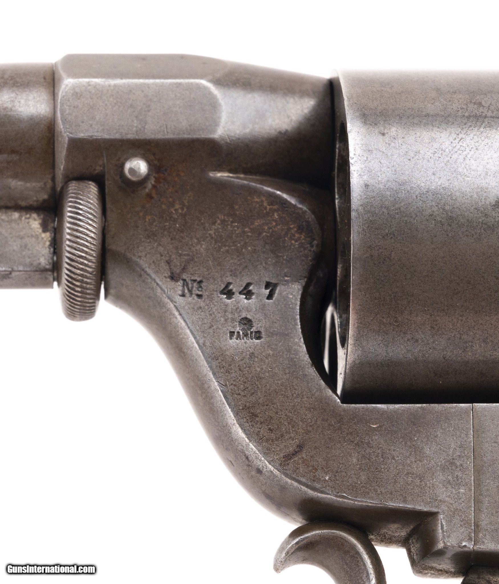 FRENCH MILITARY PERRIN FIRST TYPE REVOLVER UNKNOWN