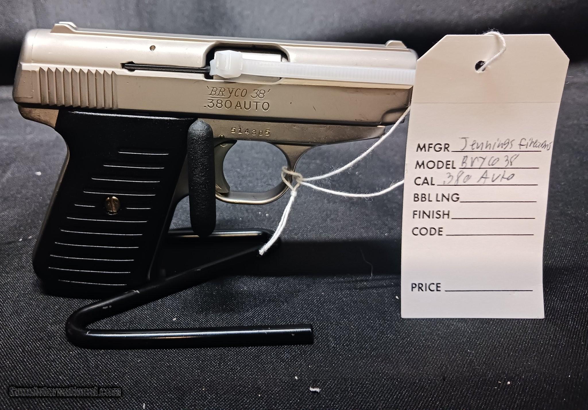 JENNINGS FIREARMS BRYCO 38 .380 ACP for sale