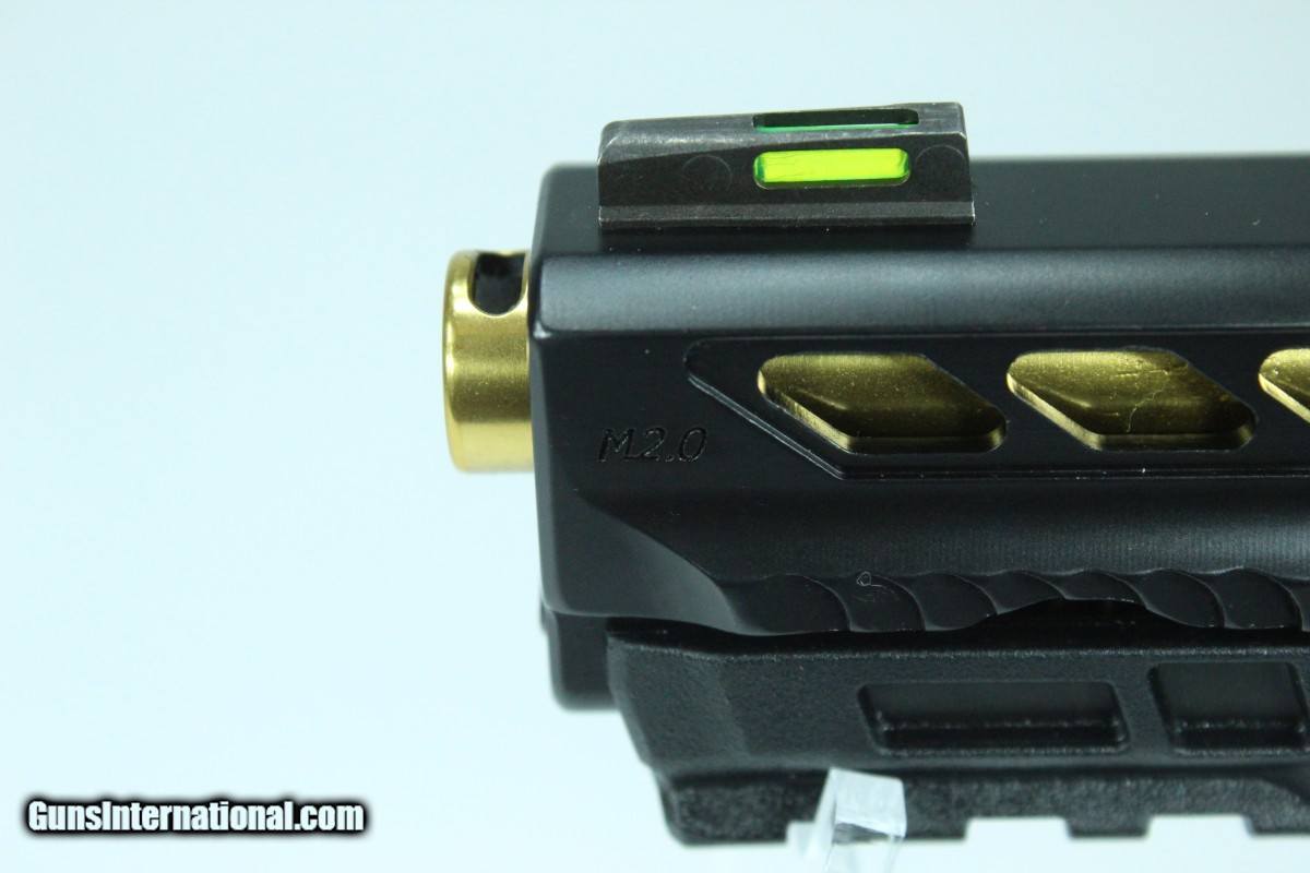 SMITH & WESSON PC M&P9 SHIELD EZ PORTED GOLD TS .380 ACP for sale