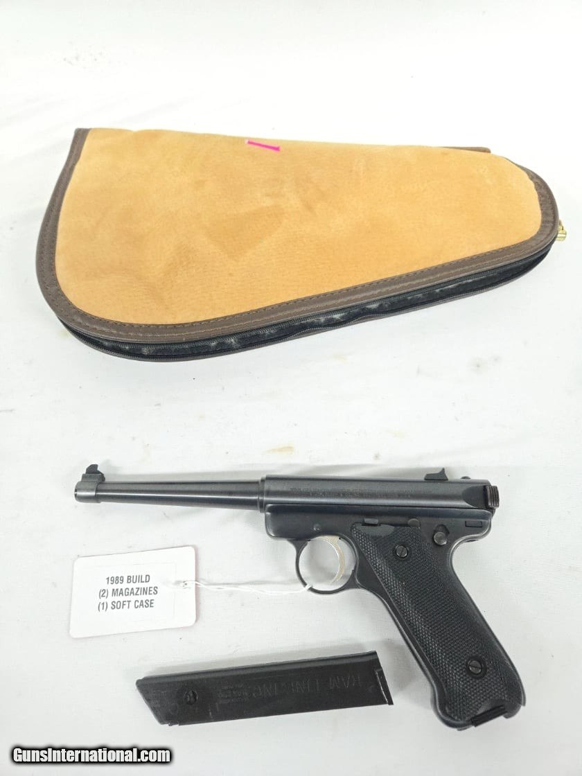 RUGER MK II w/2 Mags, Soft Case 1988 Build .22 LR