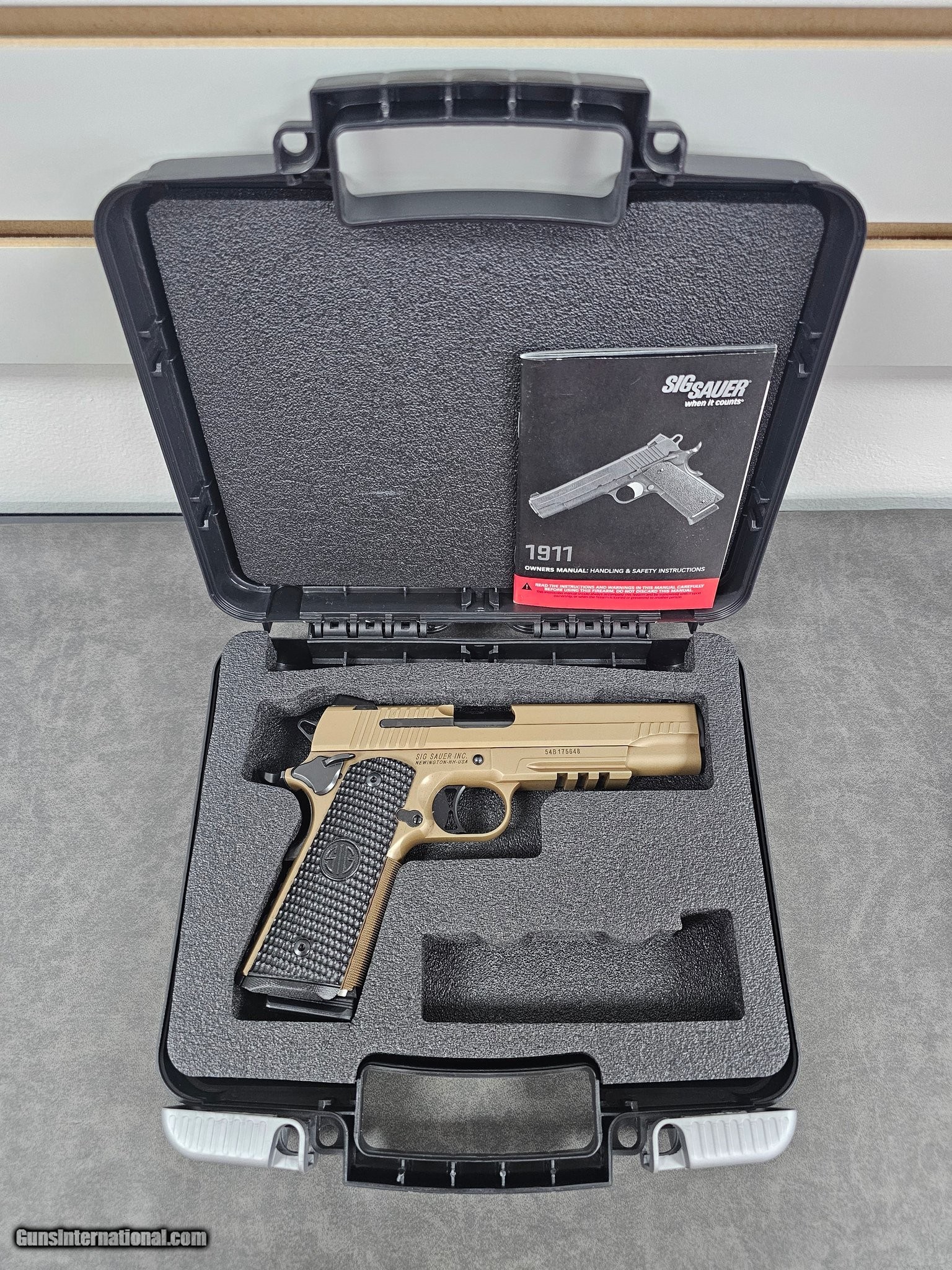 SIG SAUER 1911 EMPEROR SCORPION FULL SIZE RAIL .45 ACP