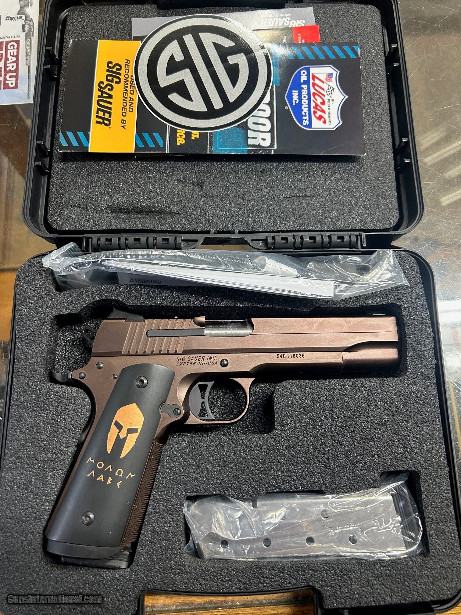 SIG SAUER 1911 SPARTAN FULL SIZE .45 ACP