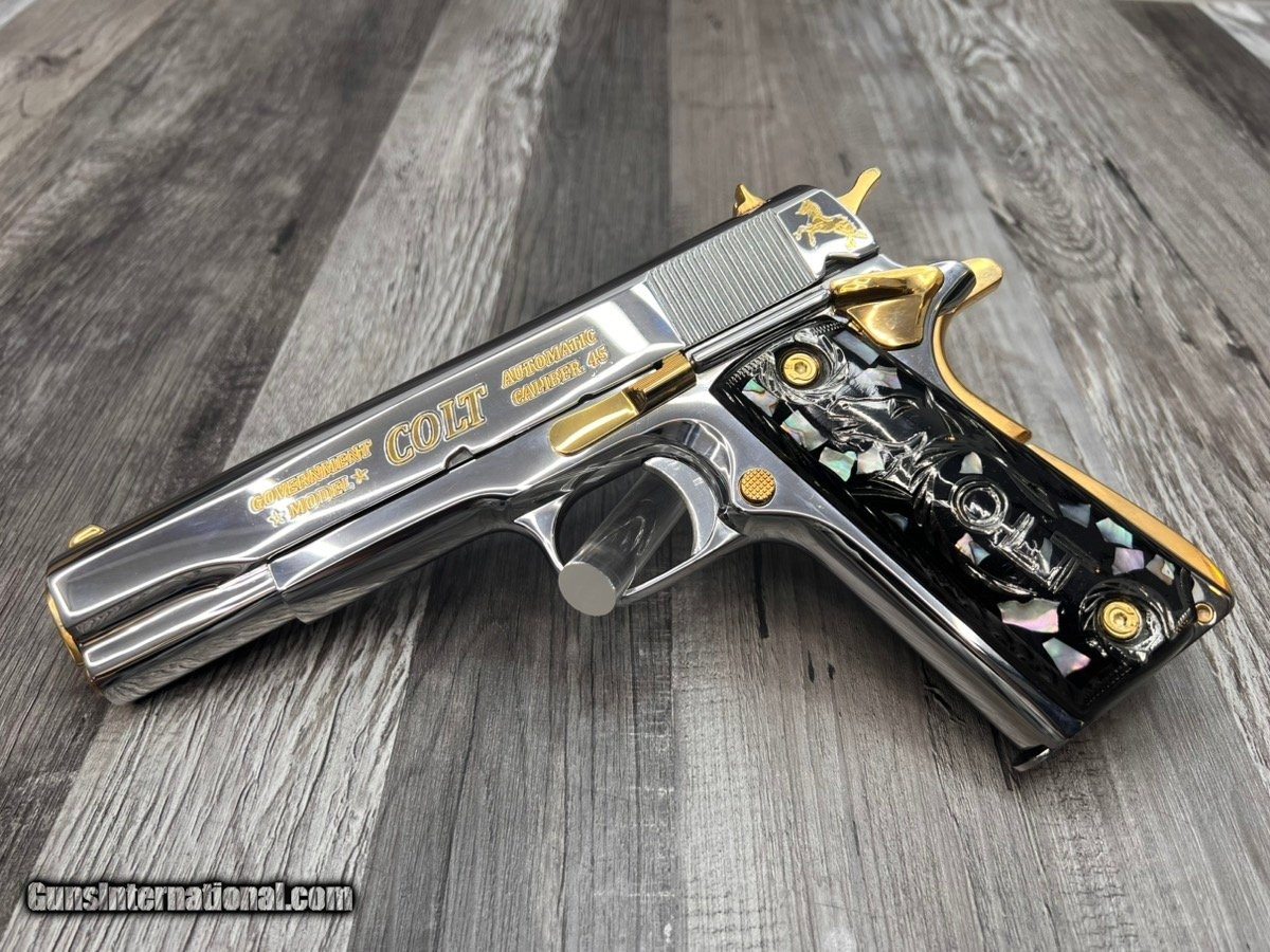 COLT GOVERNMEN, 5" NATIONAL MATCH BARREL, 45ACP SER 70 45 ACP (45 Auto ...