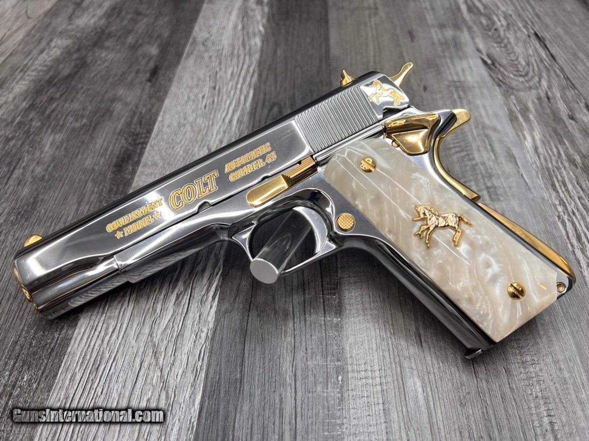 COLT GOVERNMEN, 5" NATIONAL MATCH BARREL, 45ACP SER 70 45 ACP (45 Auto ...