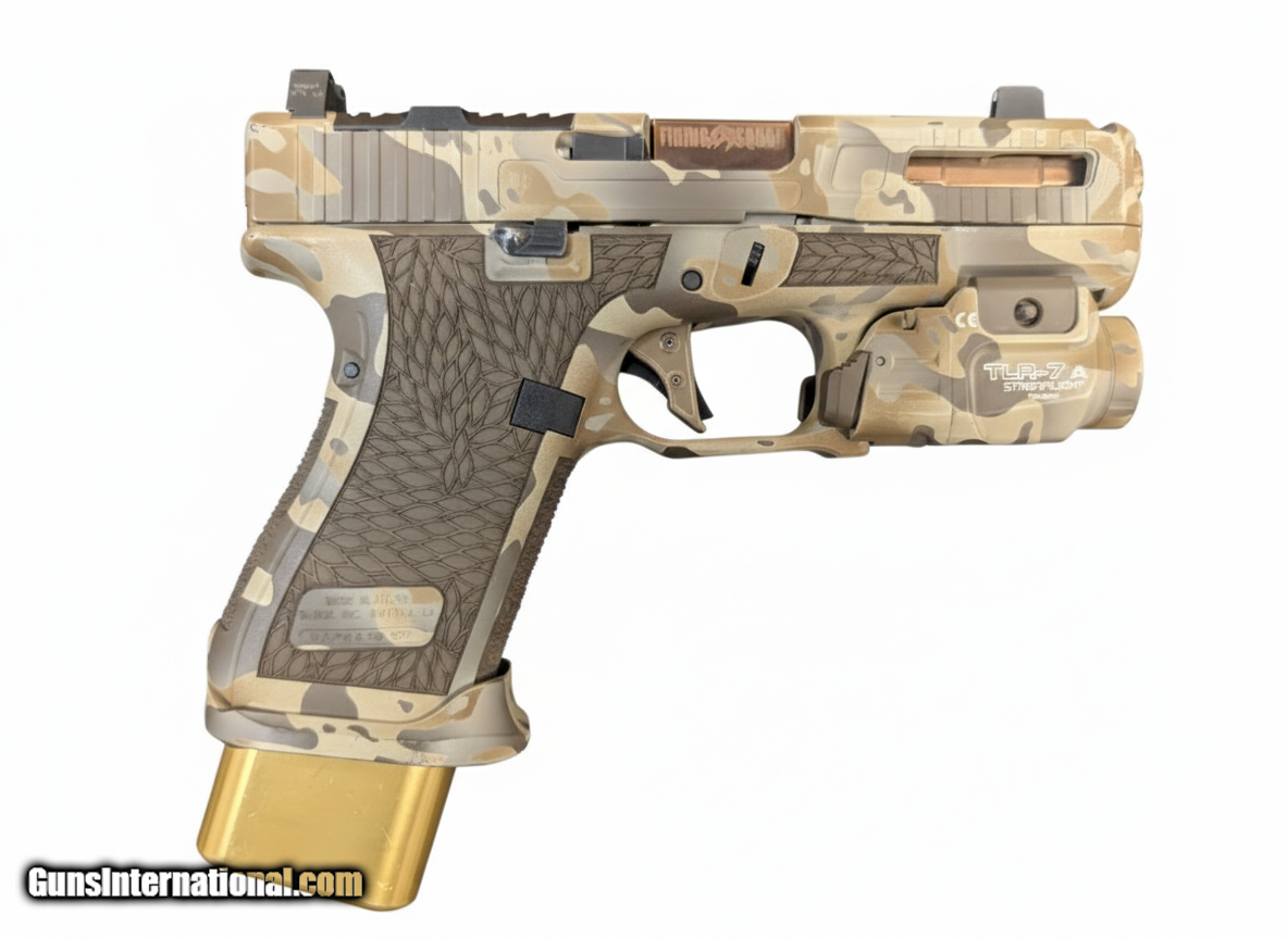 GLOCK 19 FIRING SQUAD CUSTOM 9MM LUGER (9x19 PARA) for sale