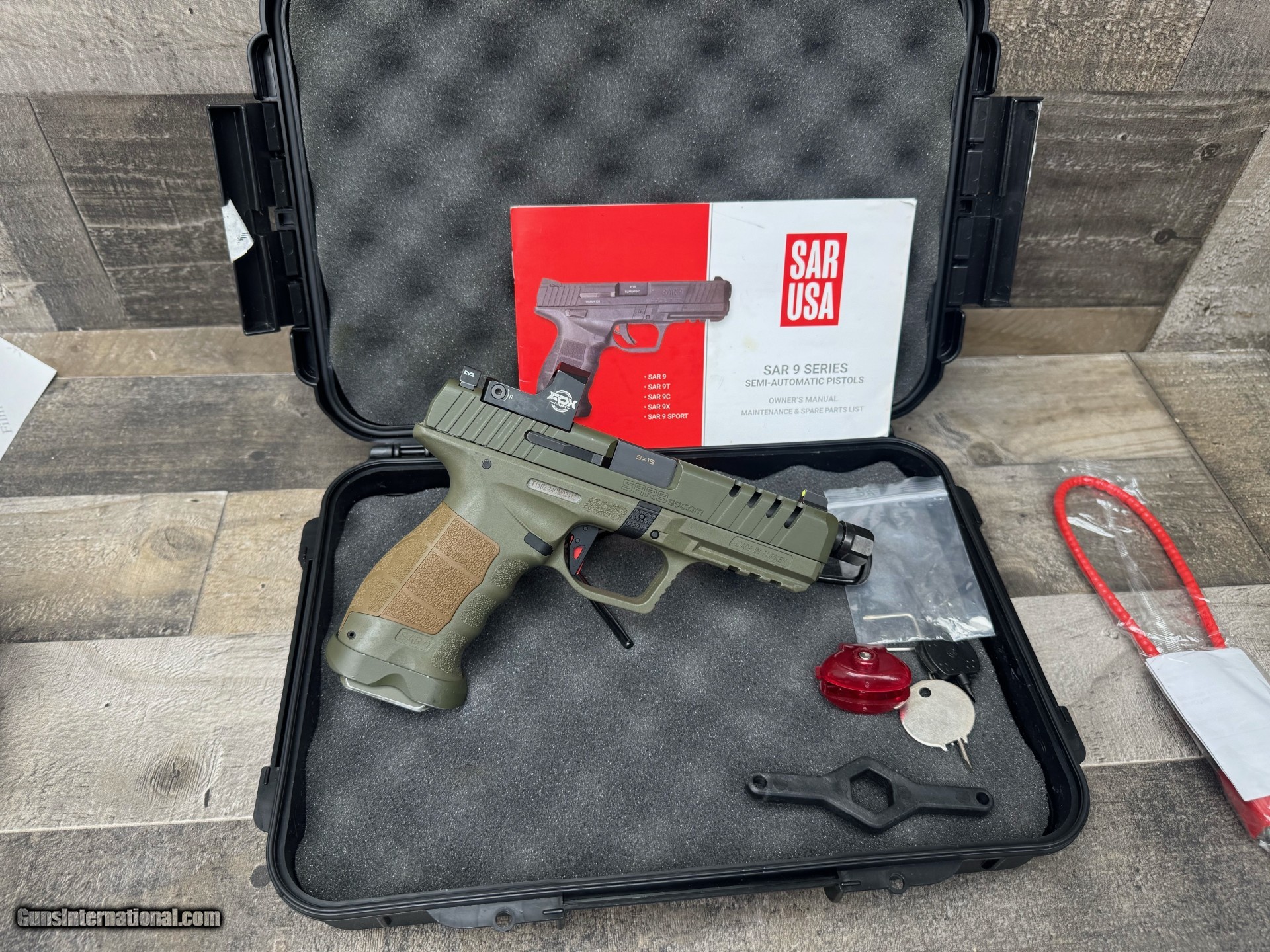 SAR FIREARMS SAR9 SOCOM 9MM LUGER (9x19 PARA) for sale