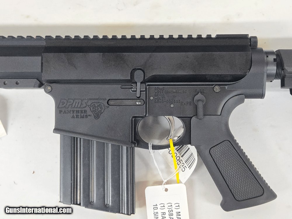 DPMS Unfired DPMS/BCA AR-10 Pistol Side Charger w/Mag, SBA3 Brace ...