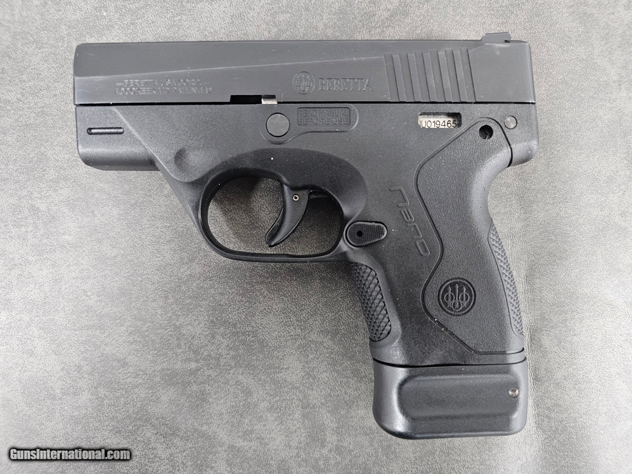 BERETTA BU9 NANO 9MM LUGER (9x19 PARA) for sale