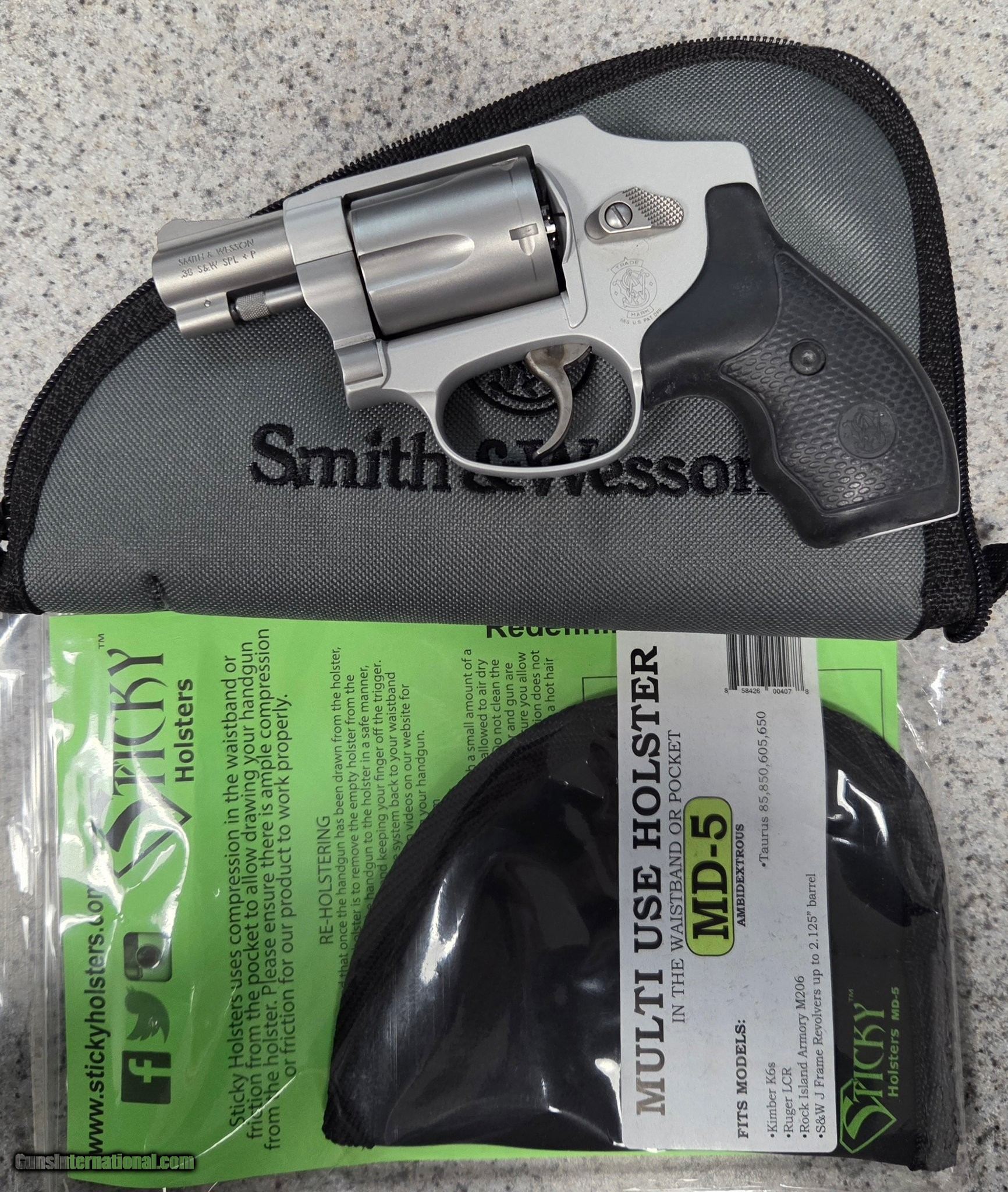SMITH & WESSON 642-1 .38 SPL +P for sale