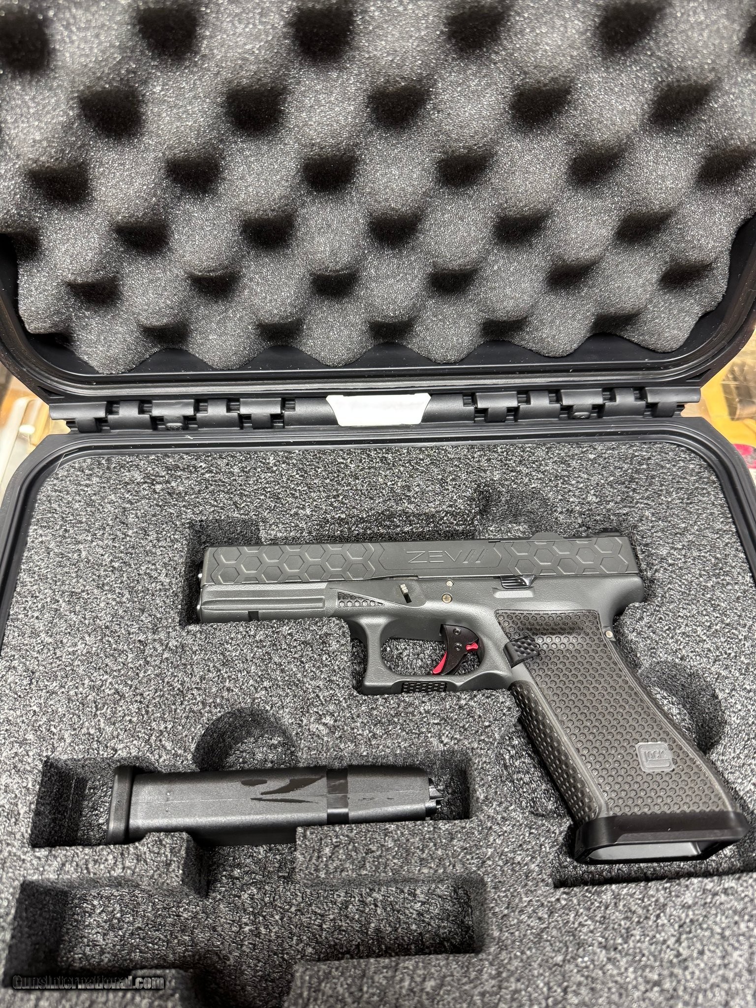 ZEV TECHNOLOGIES G17 HEX COMBAT GREY 9MM LUGER (9x19 PARA) for sale
