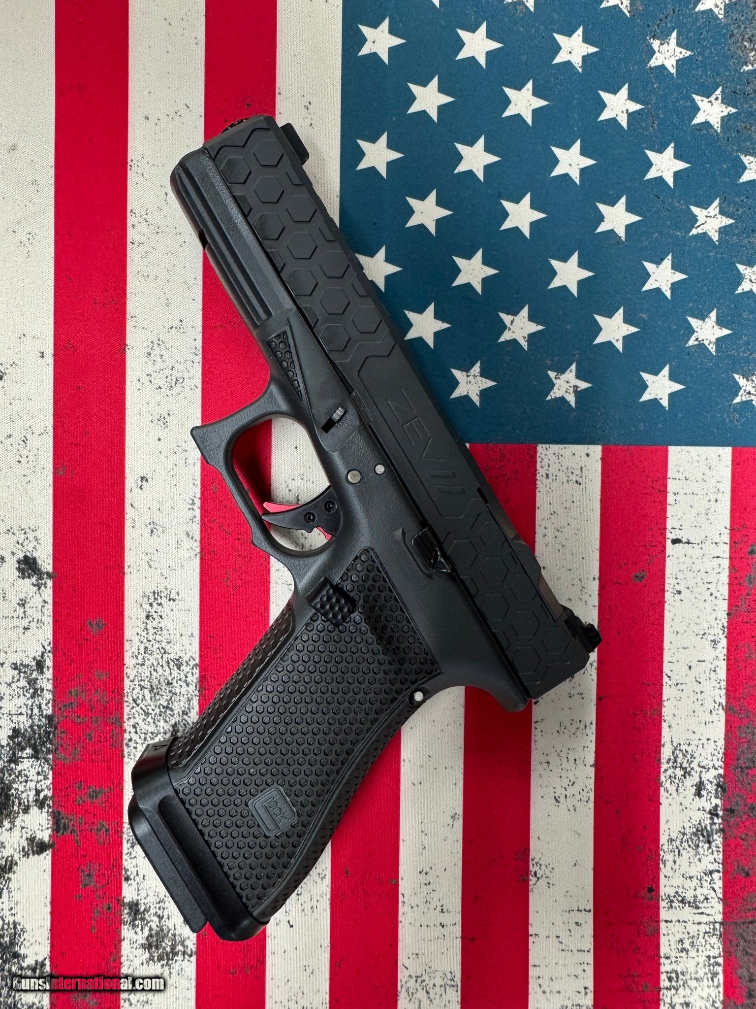 ZEV TECHNOLOGIES G17 HEX COMBAT GREY 9MM LUGER (9x19 PARA) for sale